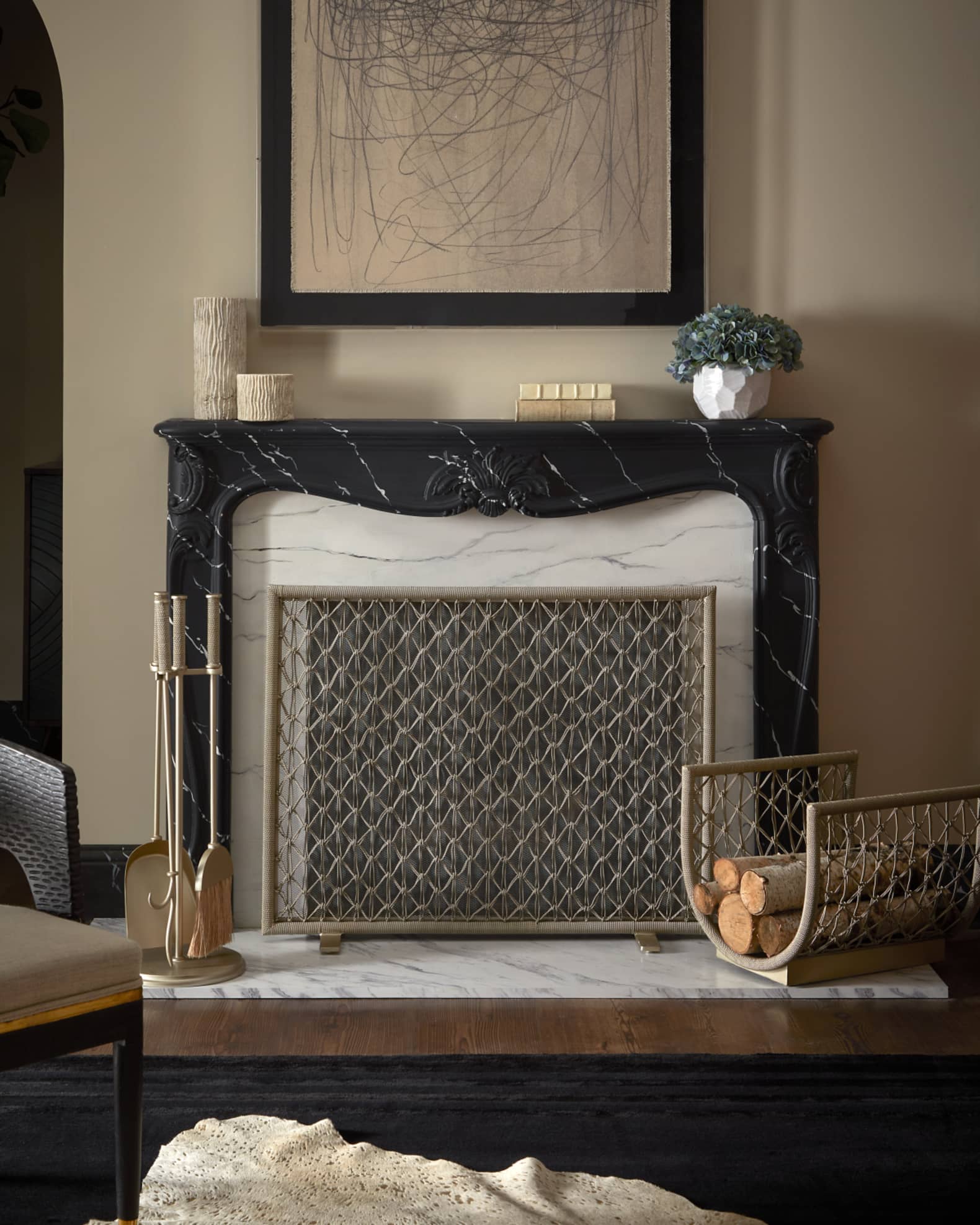 "Scrawling" Print by David Erickson | Horchow