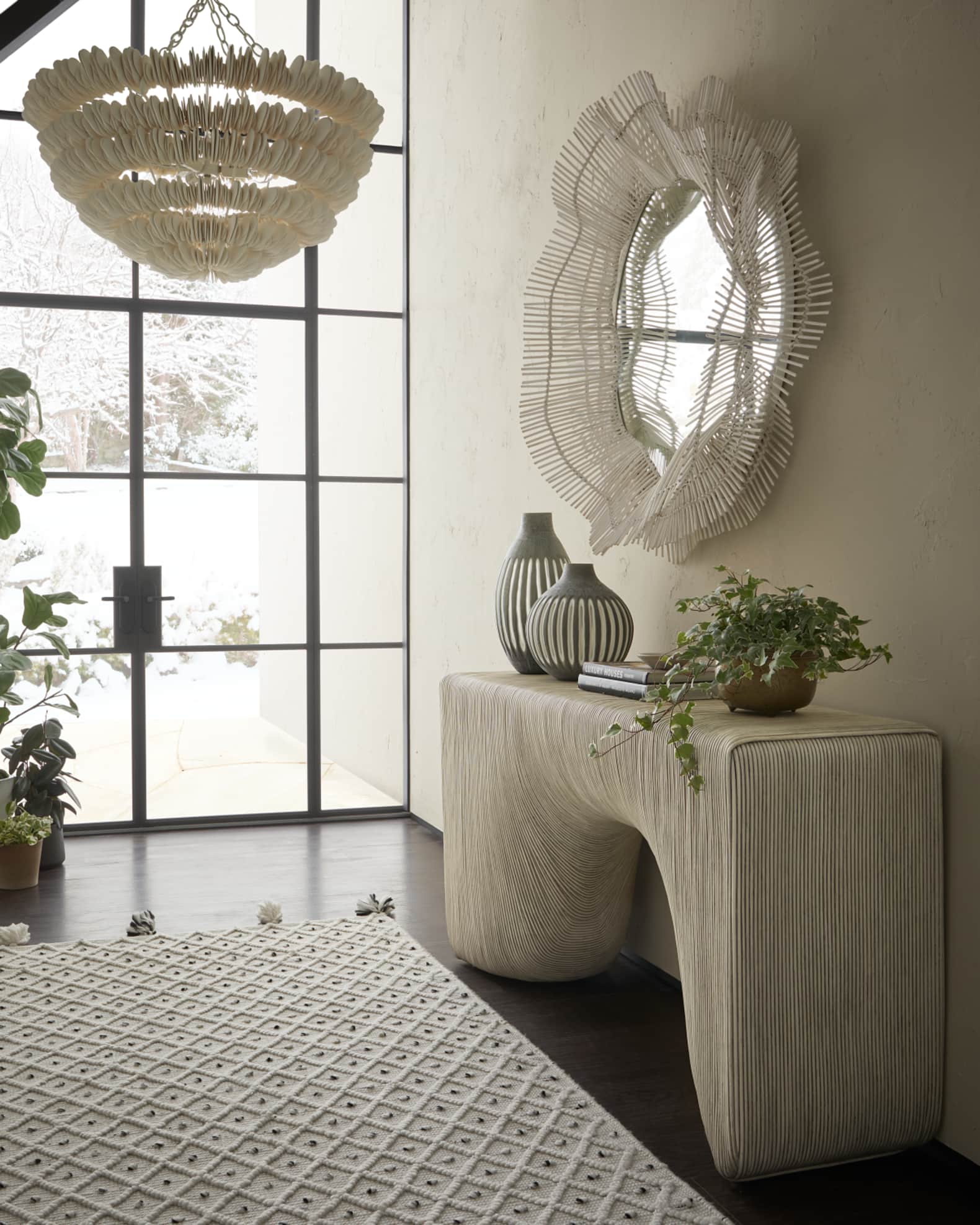 Palecek Cyprus Rattan Console Table | Horchow