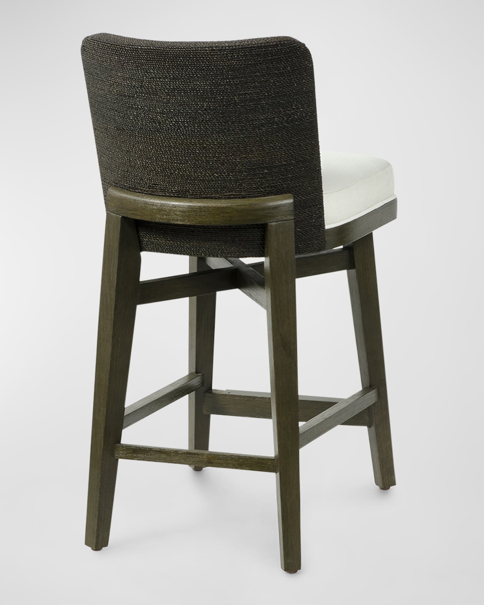 Palecek Francis Counter Stool, 24" - Charcoal | Horchow