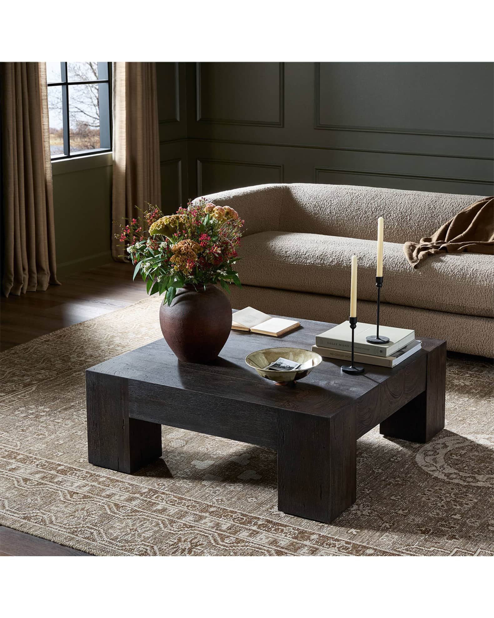 Four Hands Abaso Small Square Coffee Table | Horchow