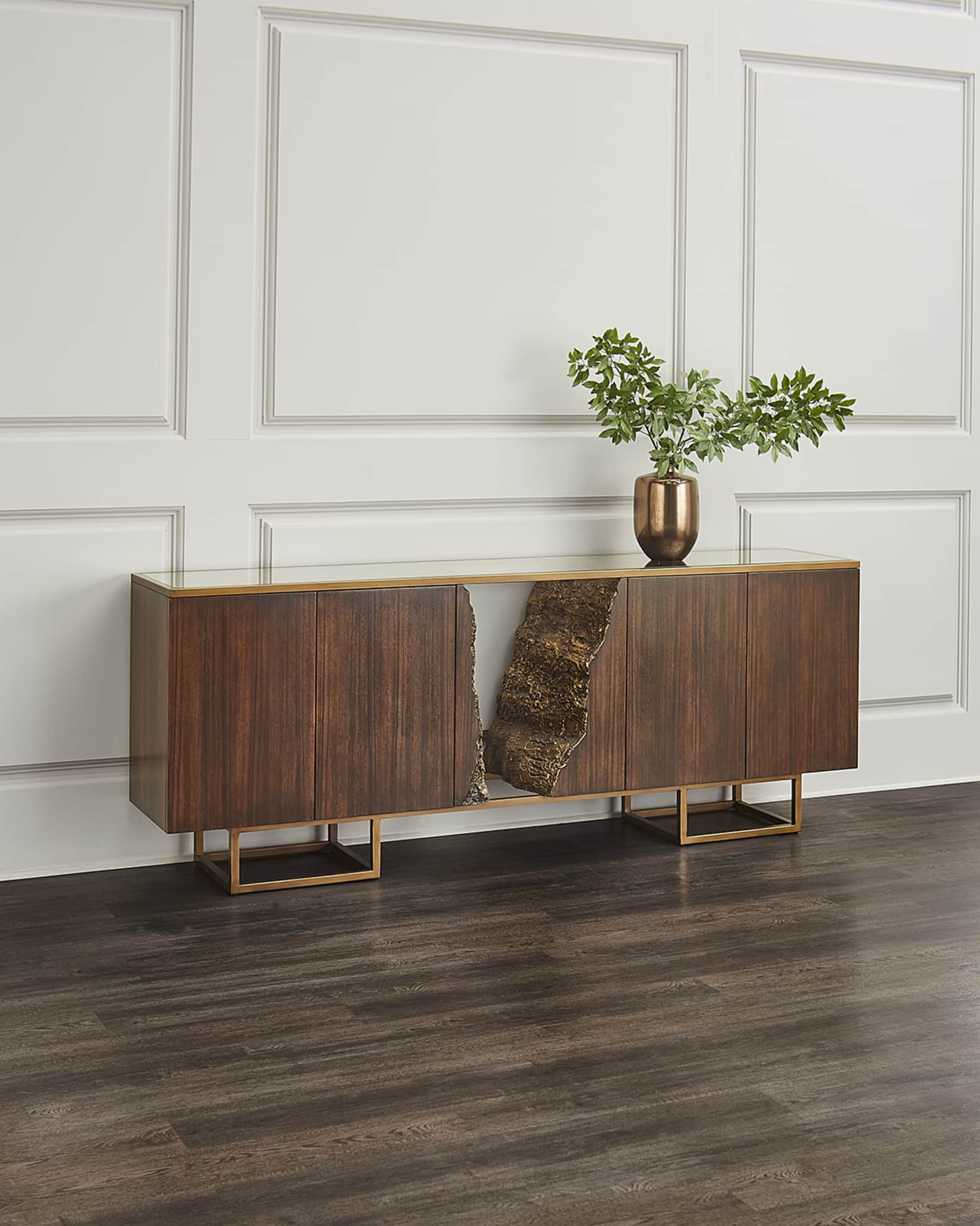 Four door credenza store