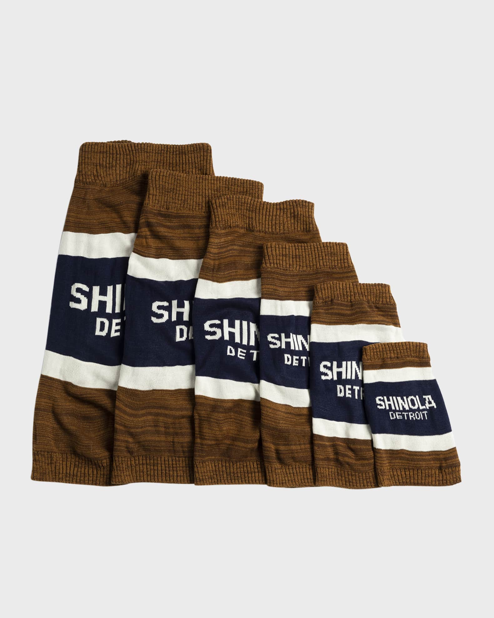 Shinola Logo Striped Pet Sweater, Size S | Horchow