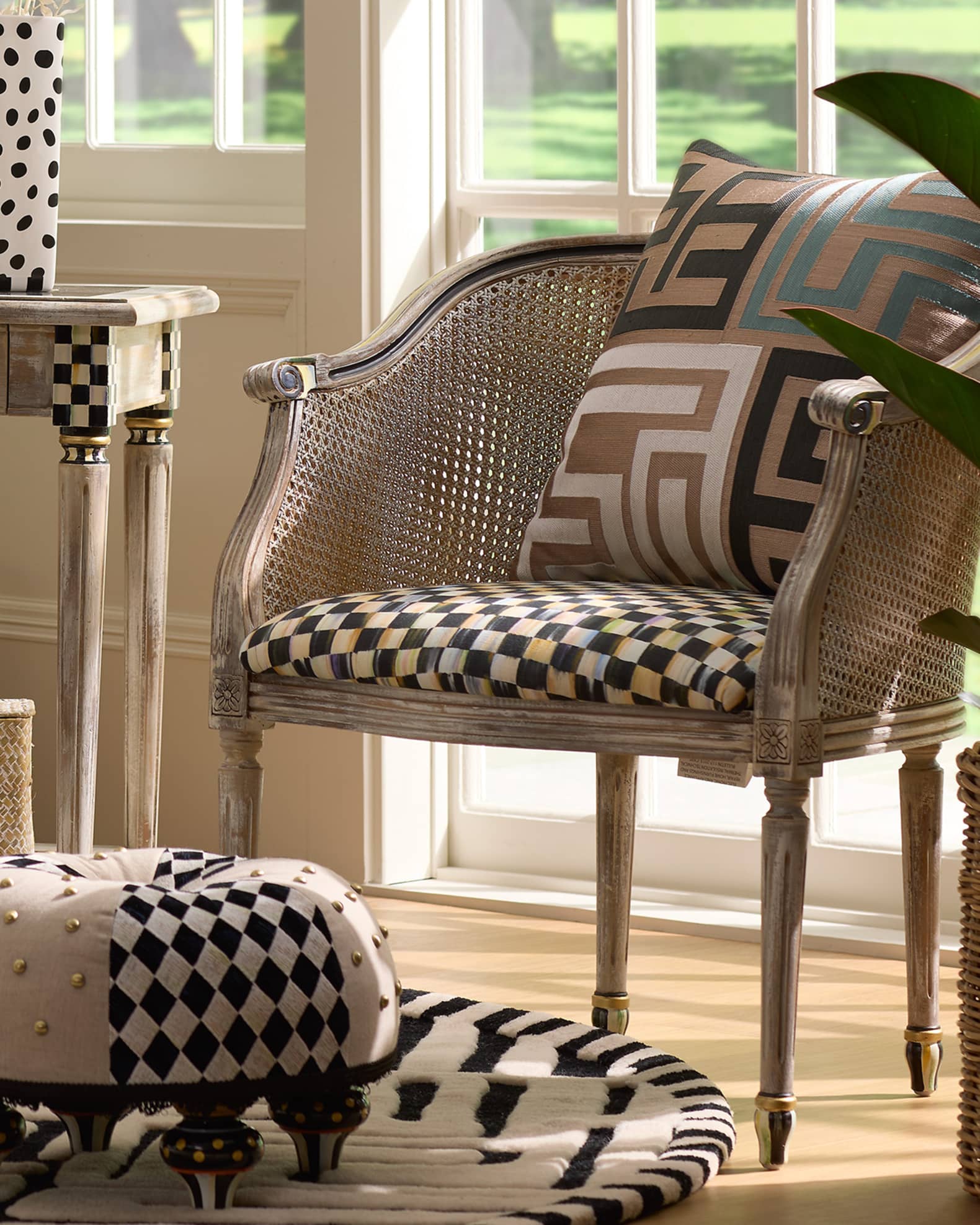 MacKenzie-Childs Perfetto Accent Chair | Horchow