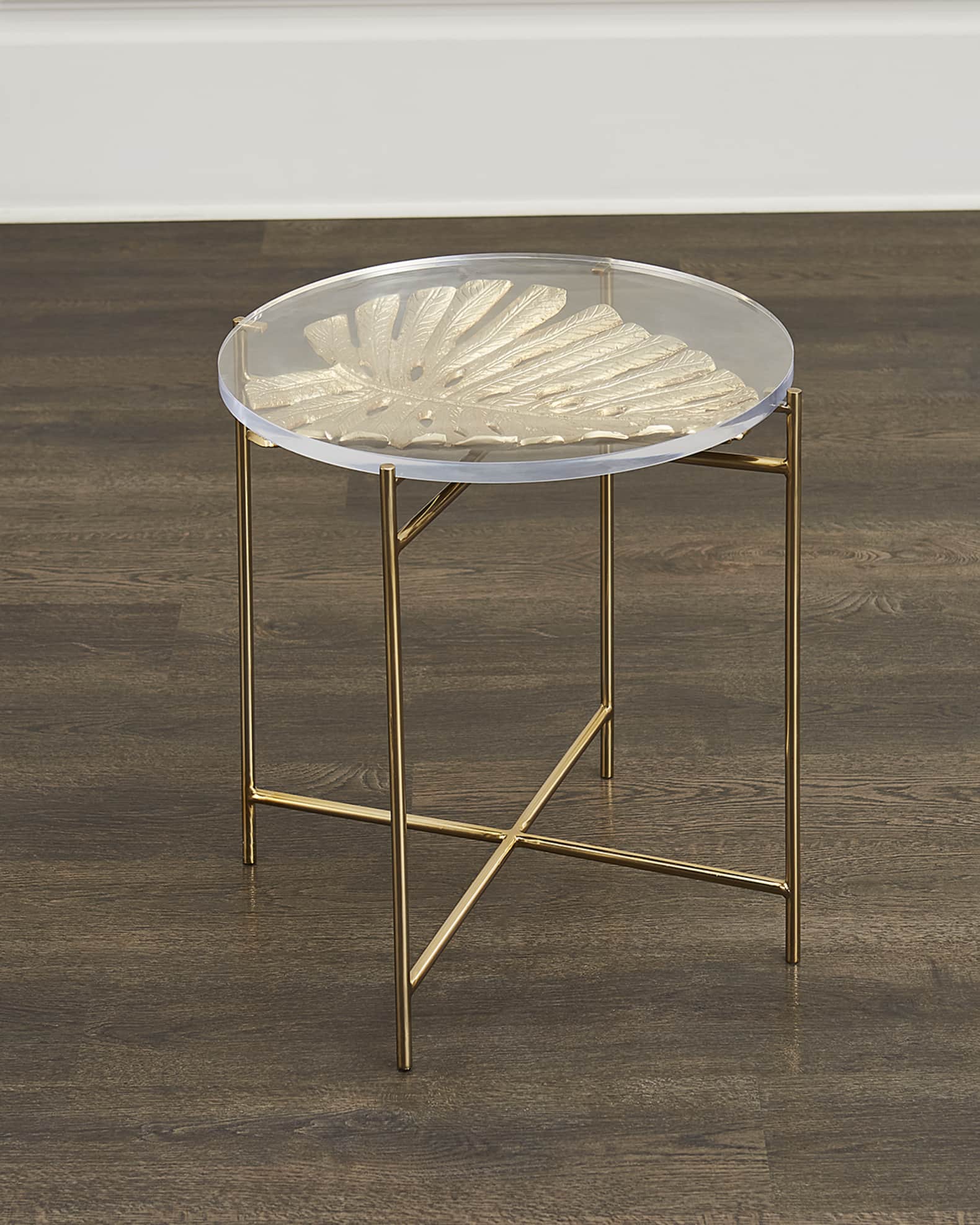 John-Richard Collection Palm Side Table | Horchow