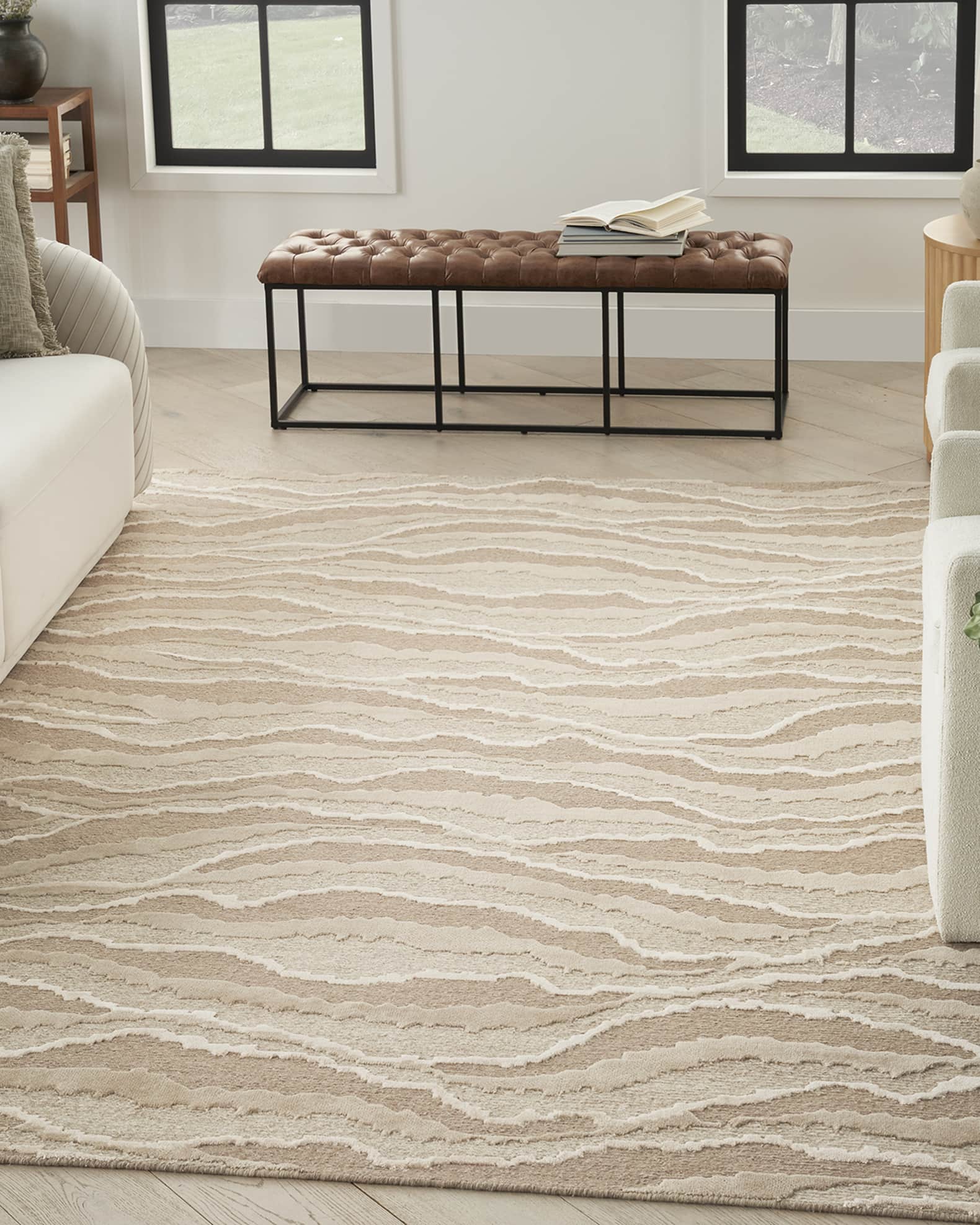 Nourison Rolling Hand-Knotted Rug, 9' x 12' | Horchow