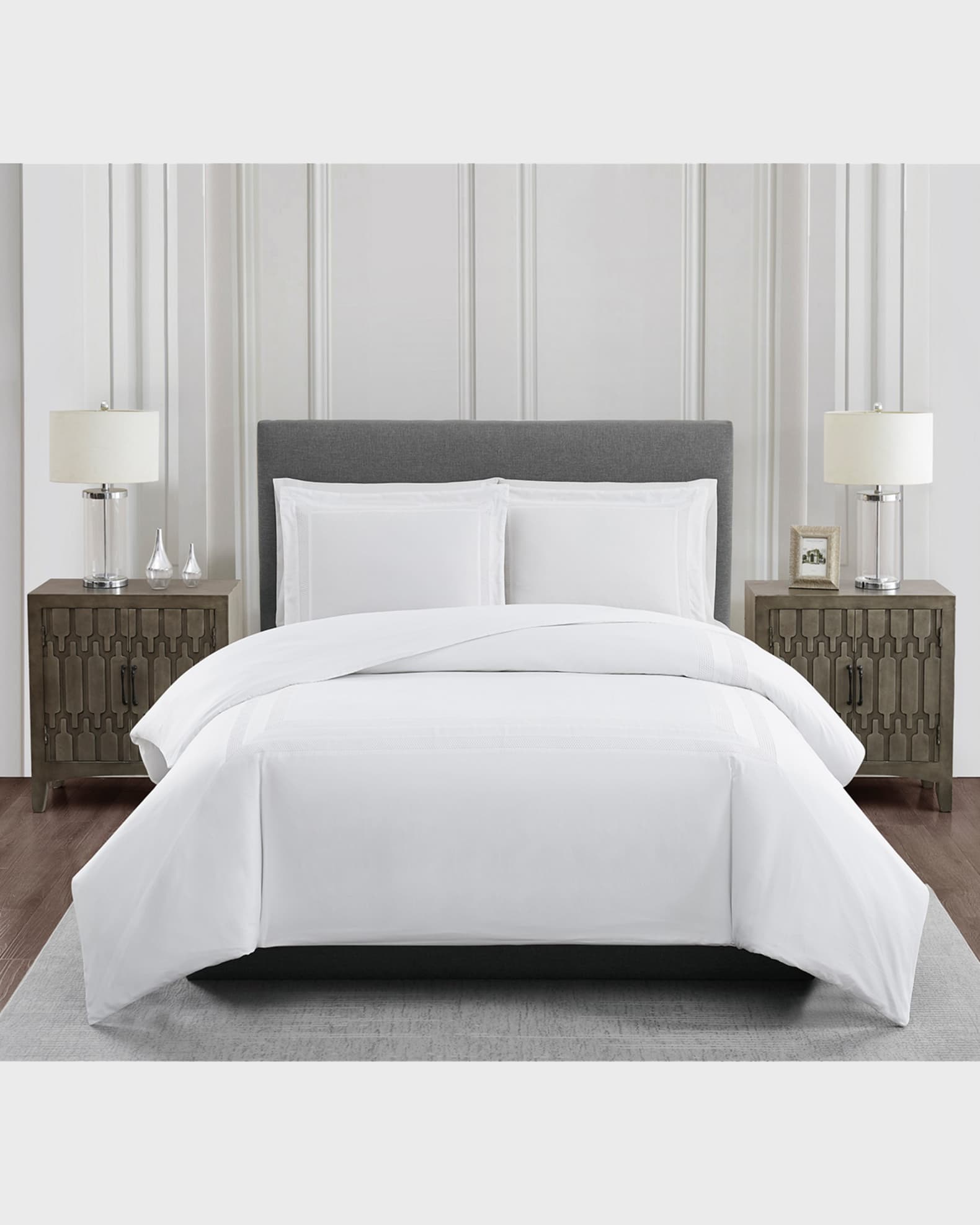 Charisma Bristol Embroidered 3-Piece Comforter Set, Queen | Horchow