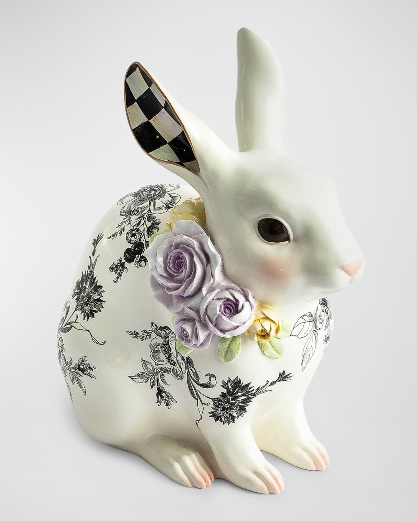 MacKenzie-Childs Short Butterfly Toile Rabbit | Horchow