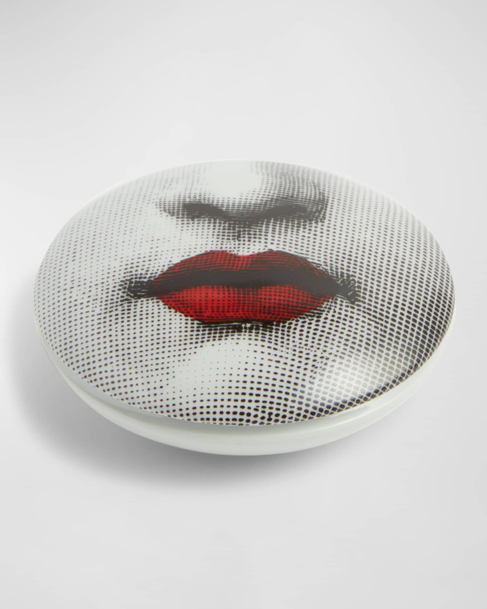 Fornasetti Tema e Variazioni n.397 Red Lips Round Box | Horchow