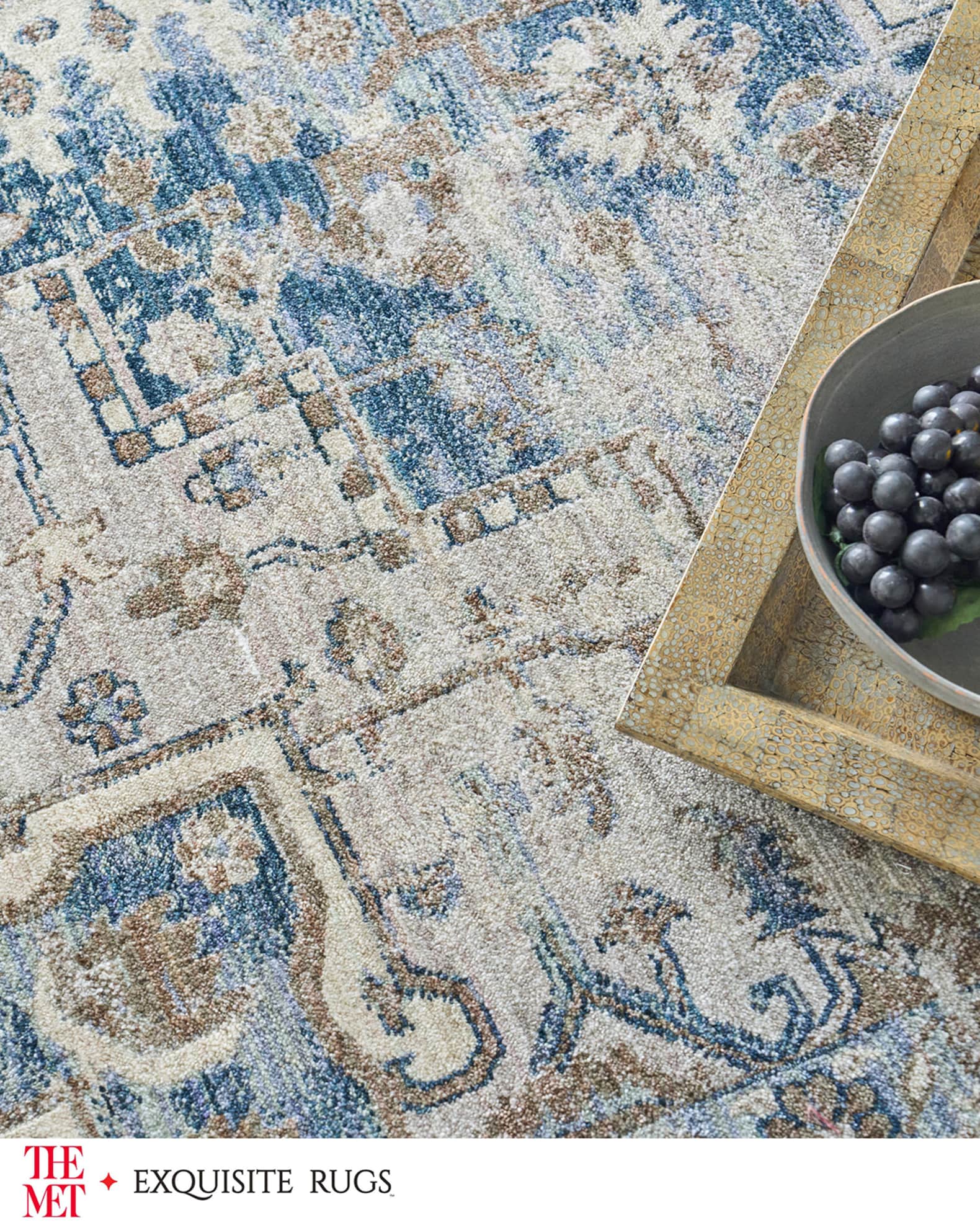 Exquisite Rugs x THE MET Vintage Loom Beige, 10' x 14' | Horchow