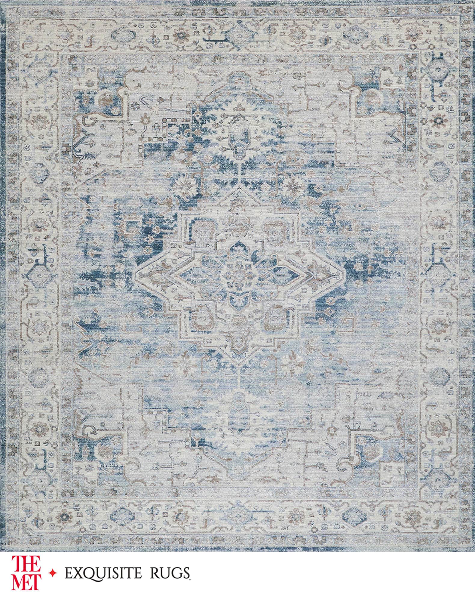 Exquisite Rugs x THE MET Vintage Loom Beige, 6' x 9' | Horchow
