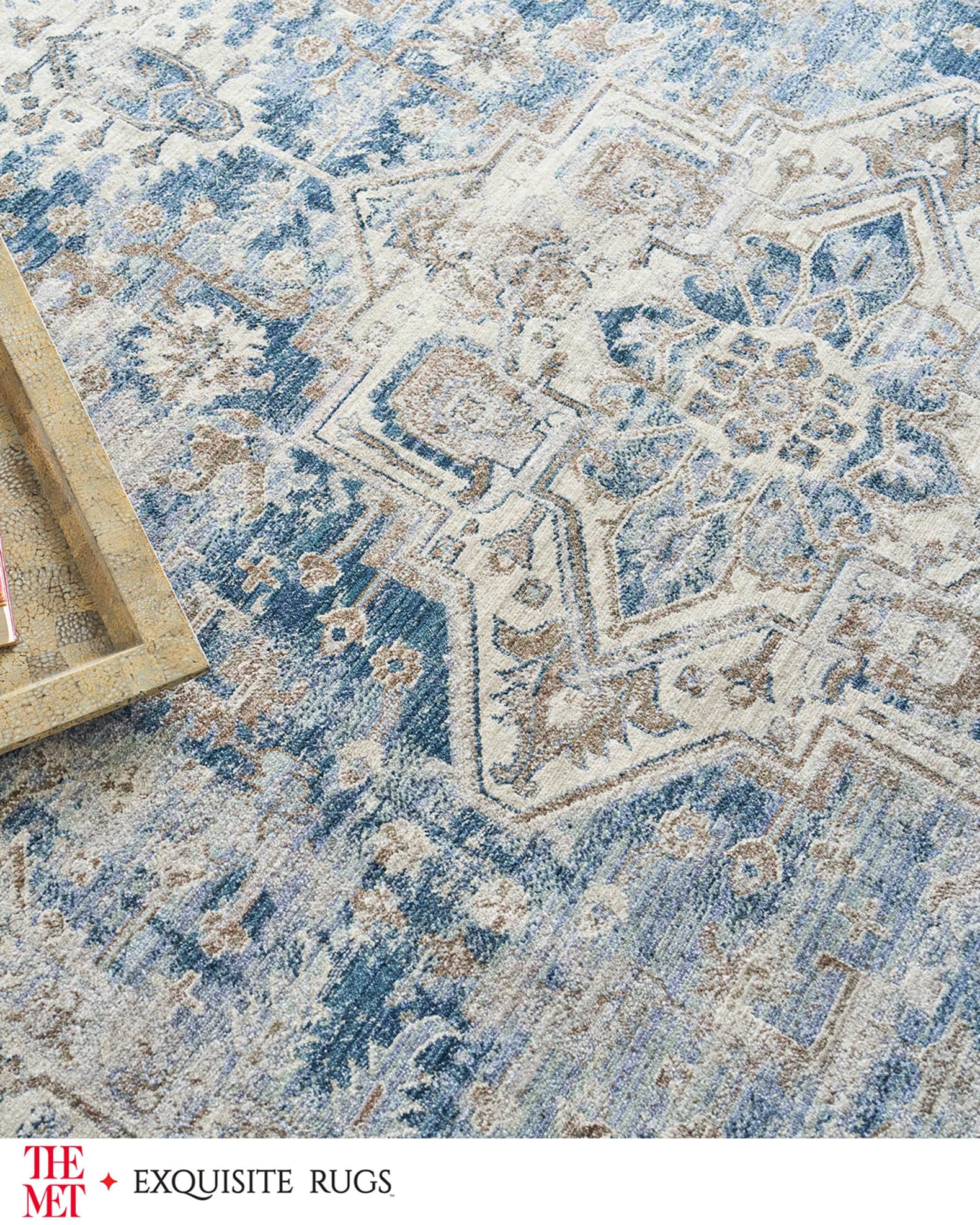 Exquisite Rugs x THE MET Vintage Loom Beige, 9' x 12' | Horchow