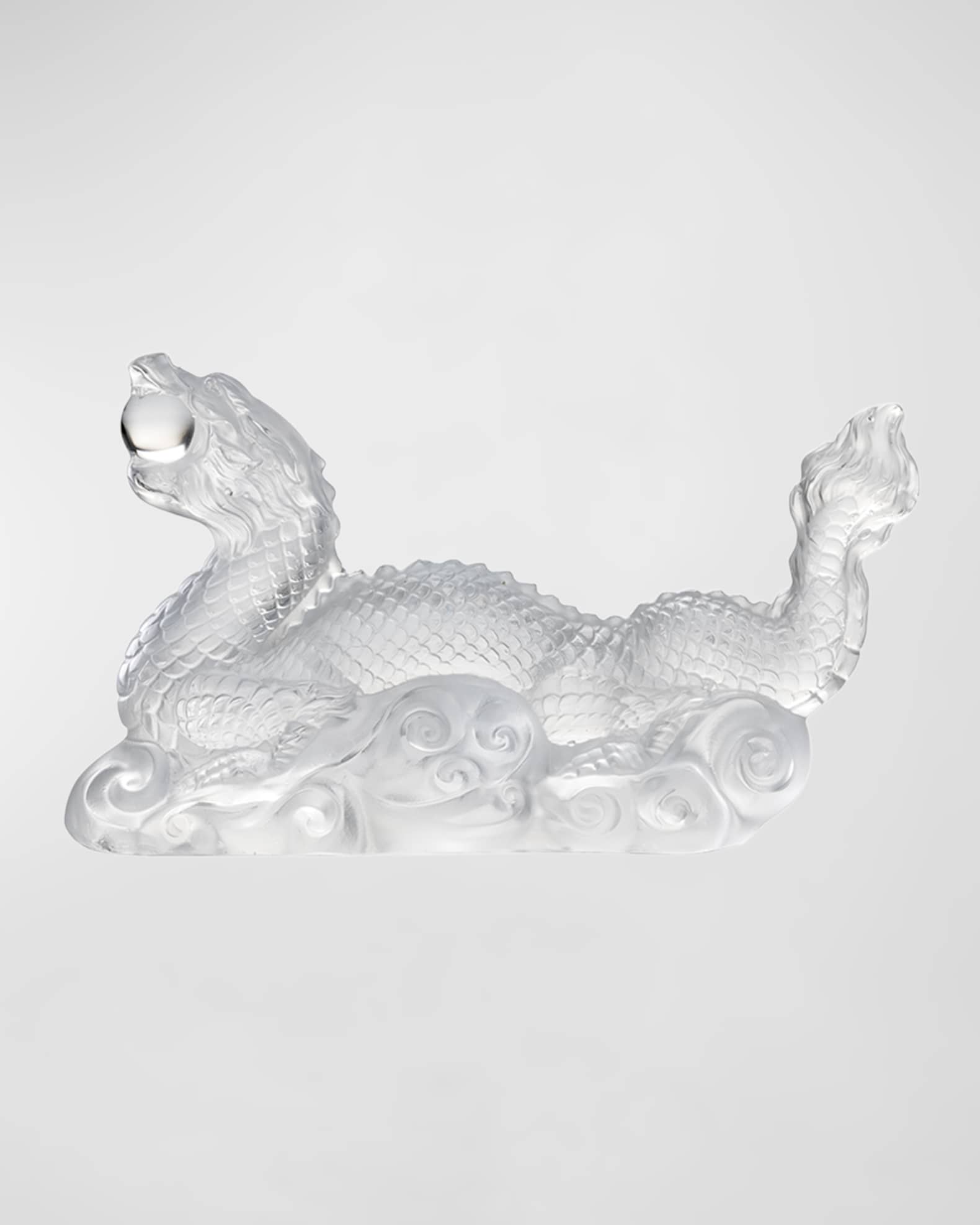 Lalique Dragon Tianlong Sculpture, Clear | Horchow