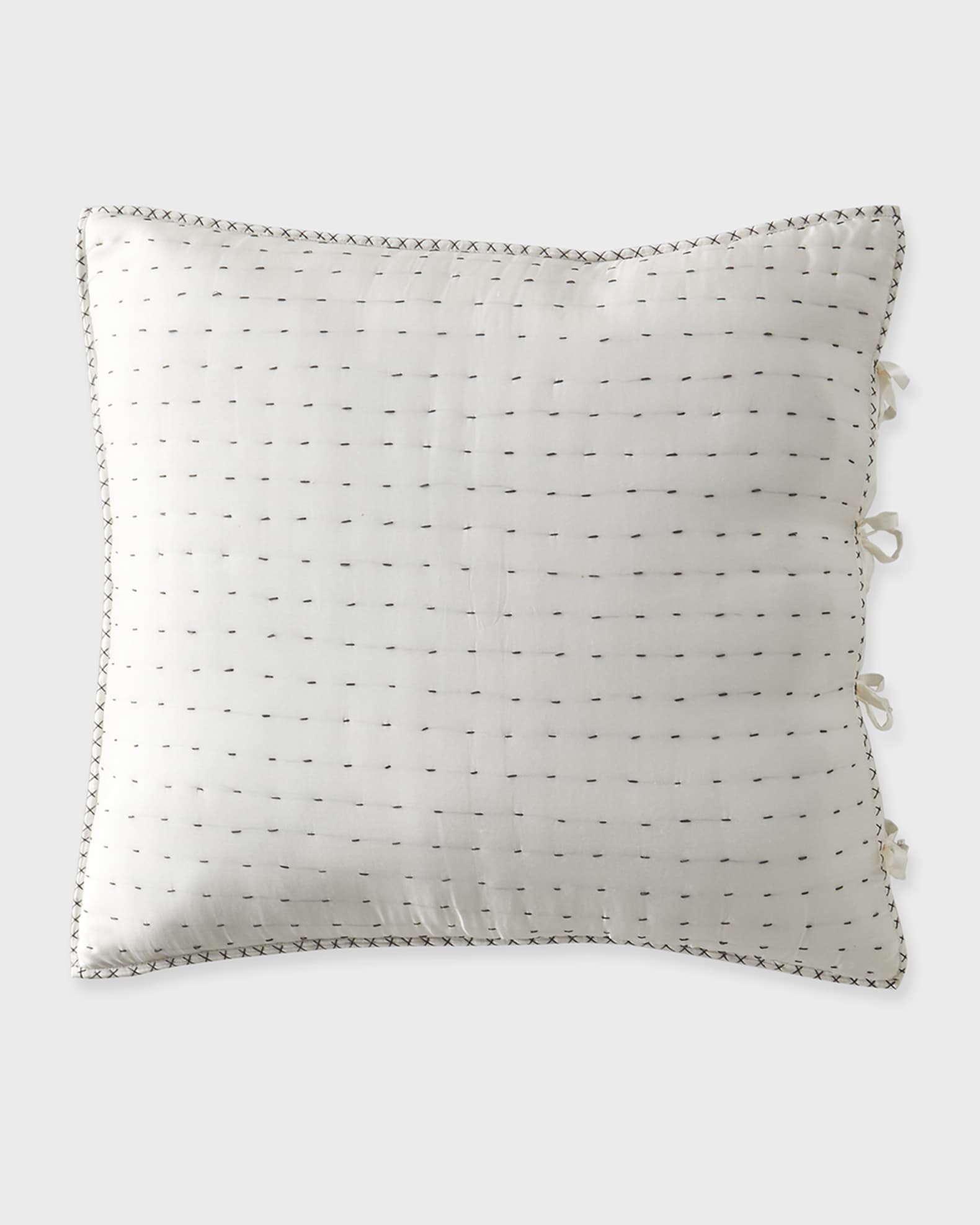 Designers Guild Chenevard Silver & Slate Euro Sham | Horchow