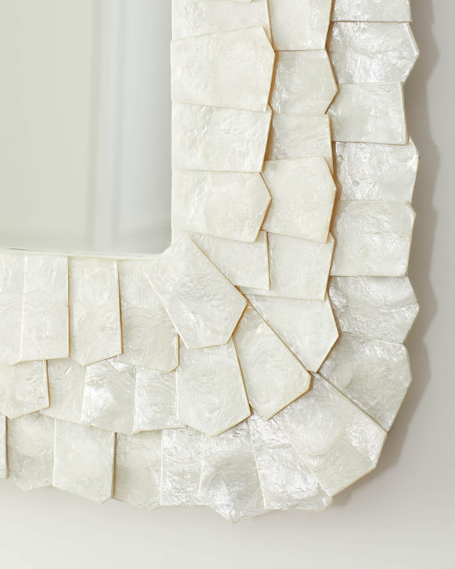 Neiman Marcus Layered Capiz Mirror - 50" | Horchow