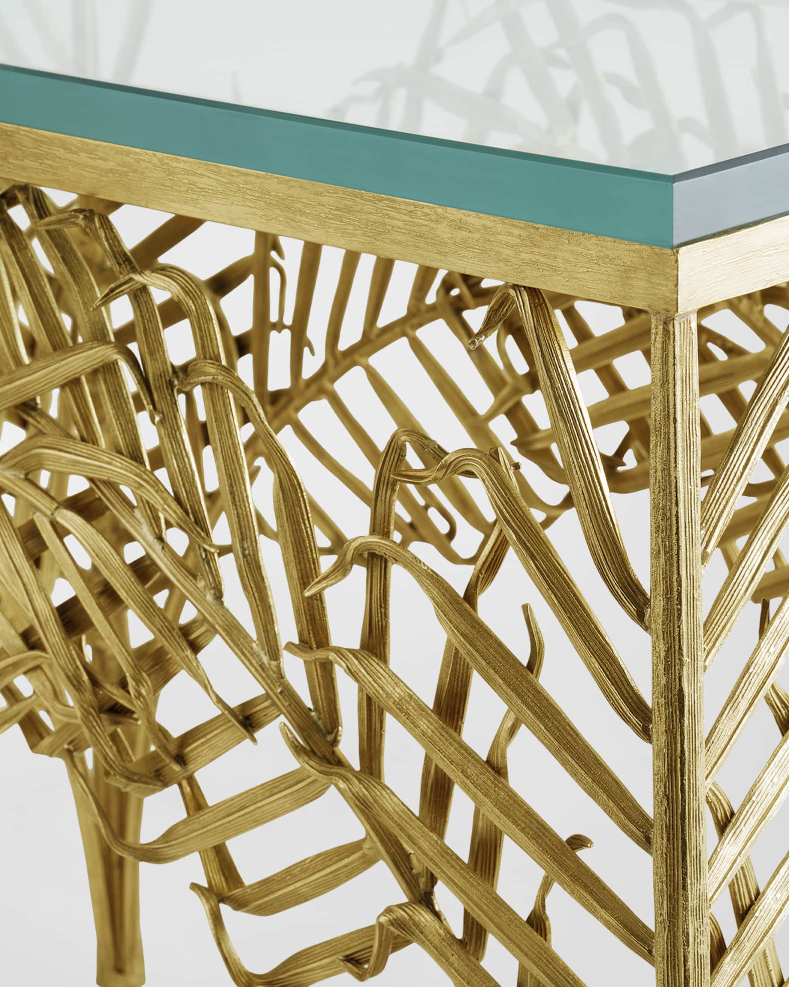 Michael Aram Palm Side Table | Horchow