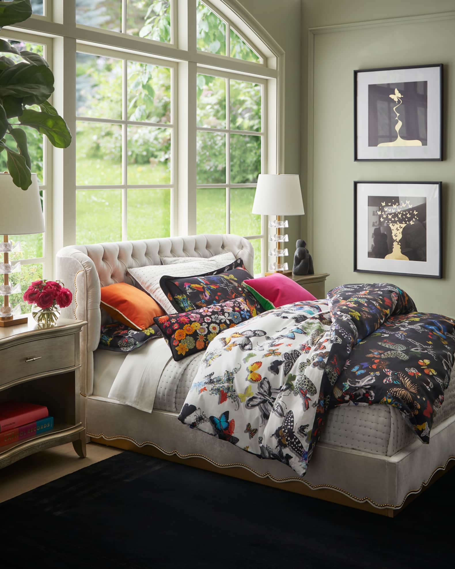 Christian Lacroix Butterfly Parade Duvet, King | Horchow