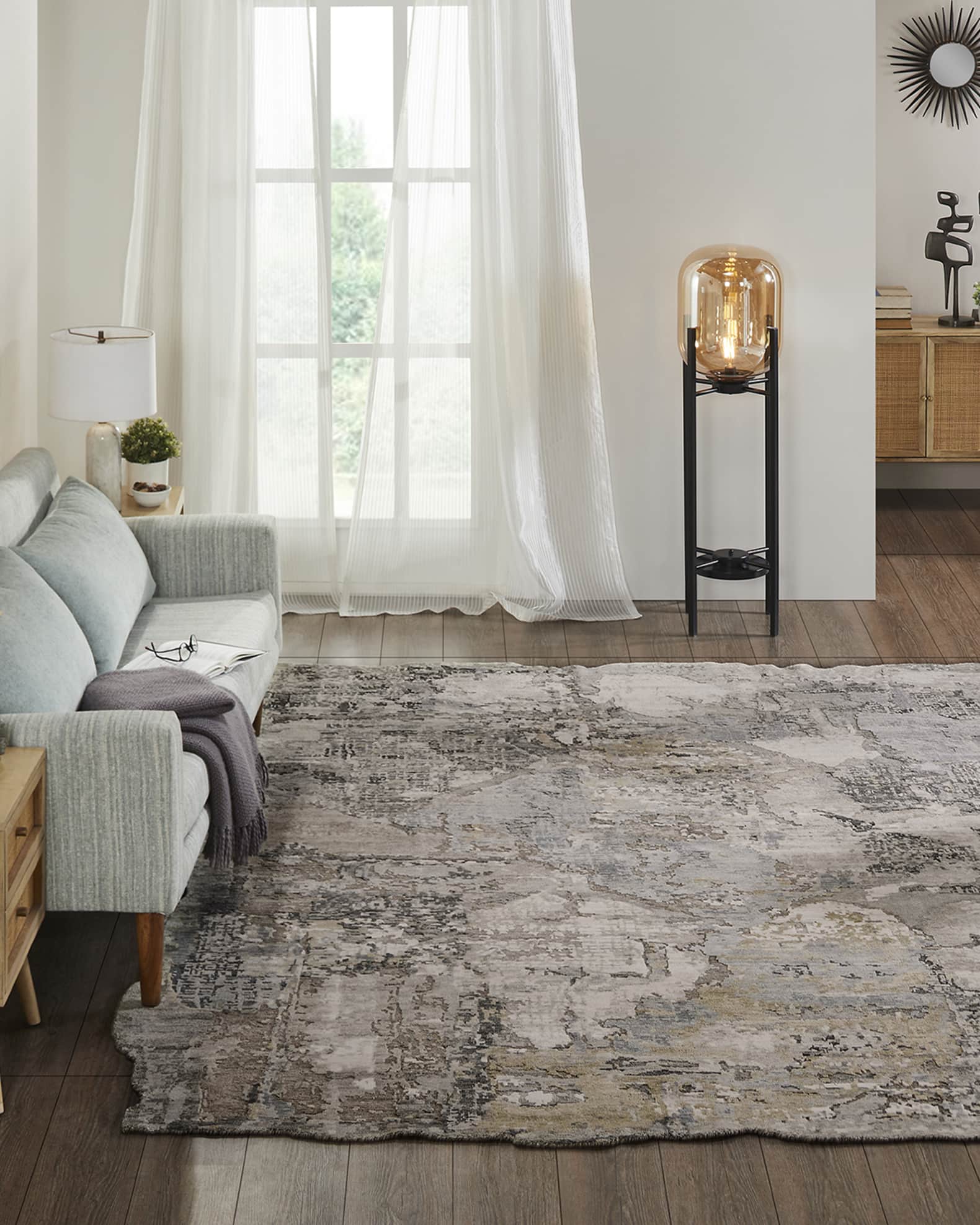 Haven & Loom Abstract Hand-Knotted Rug, 8' x 10' | Horchow