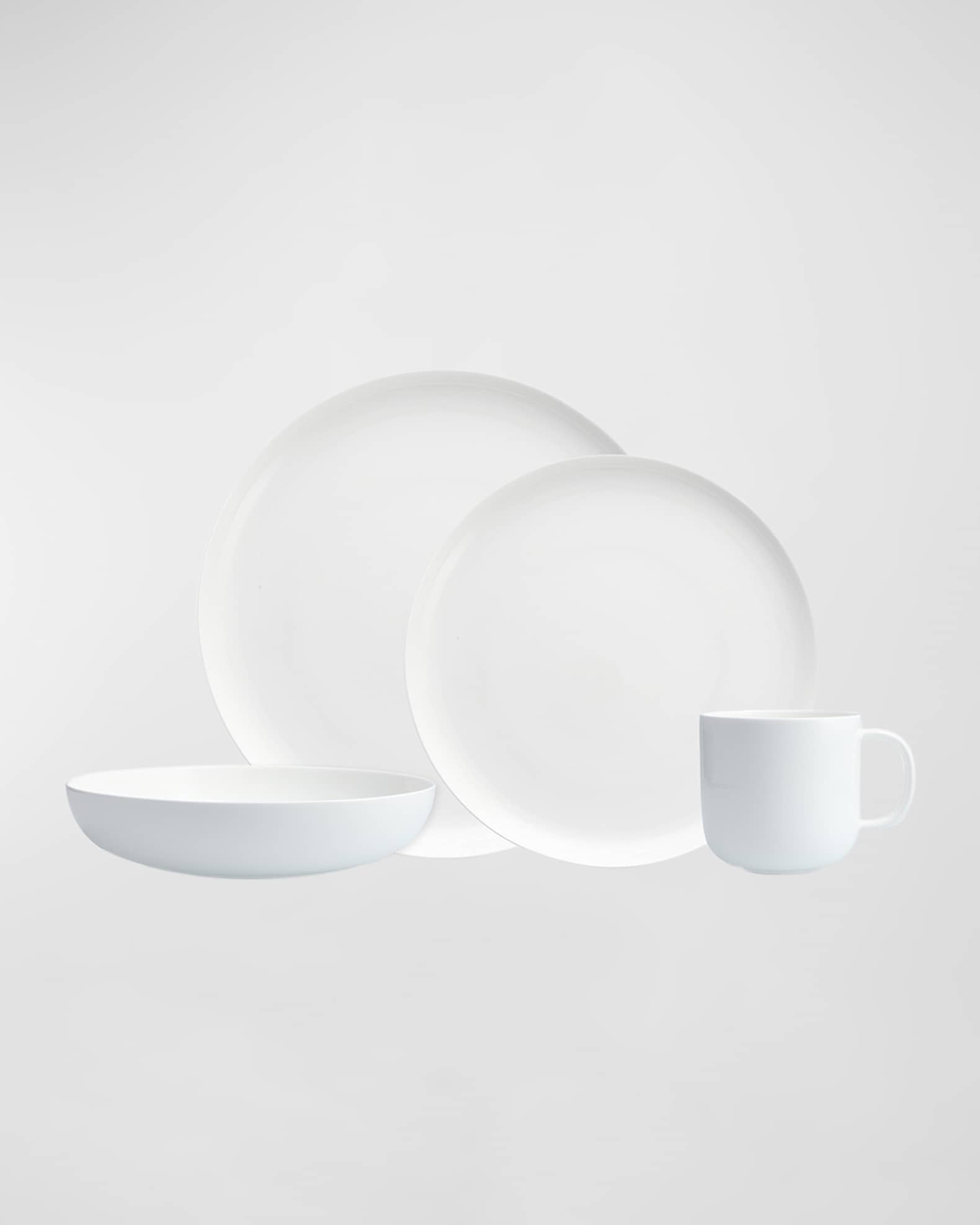 Fortessa Fortessa Modern Coupe 16pc Dinnerware Set, 4 place settings ...