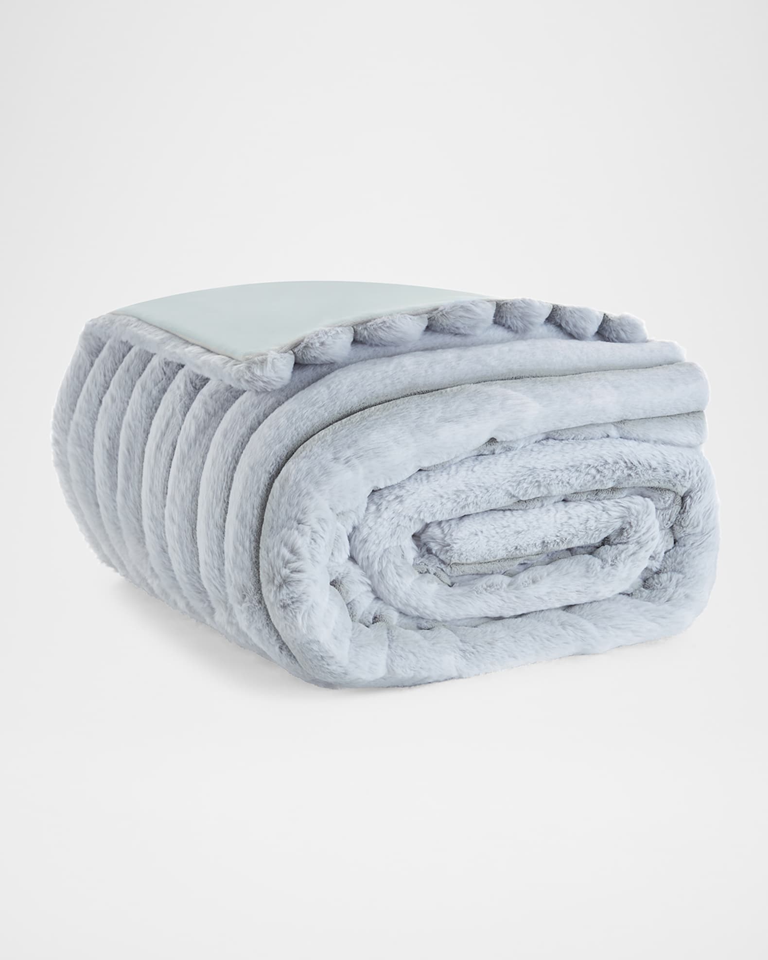 UGG Channel Quilt Faux Fur Throw Blanket | Horchow