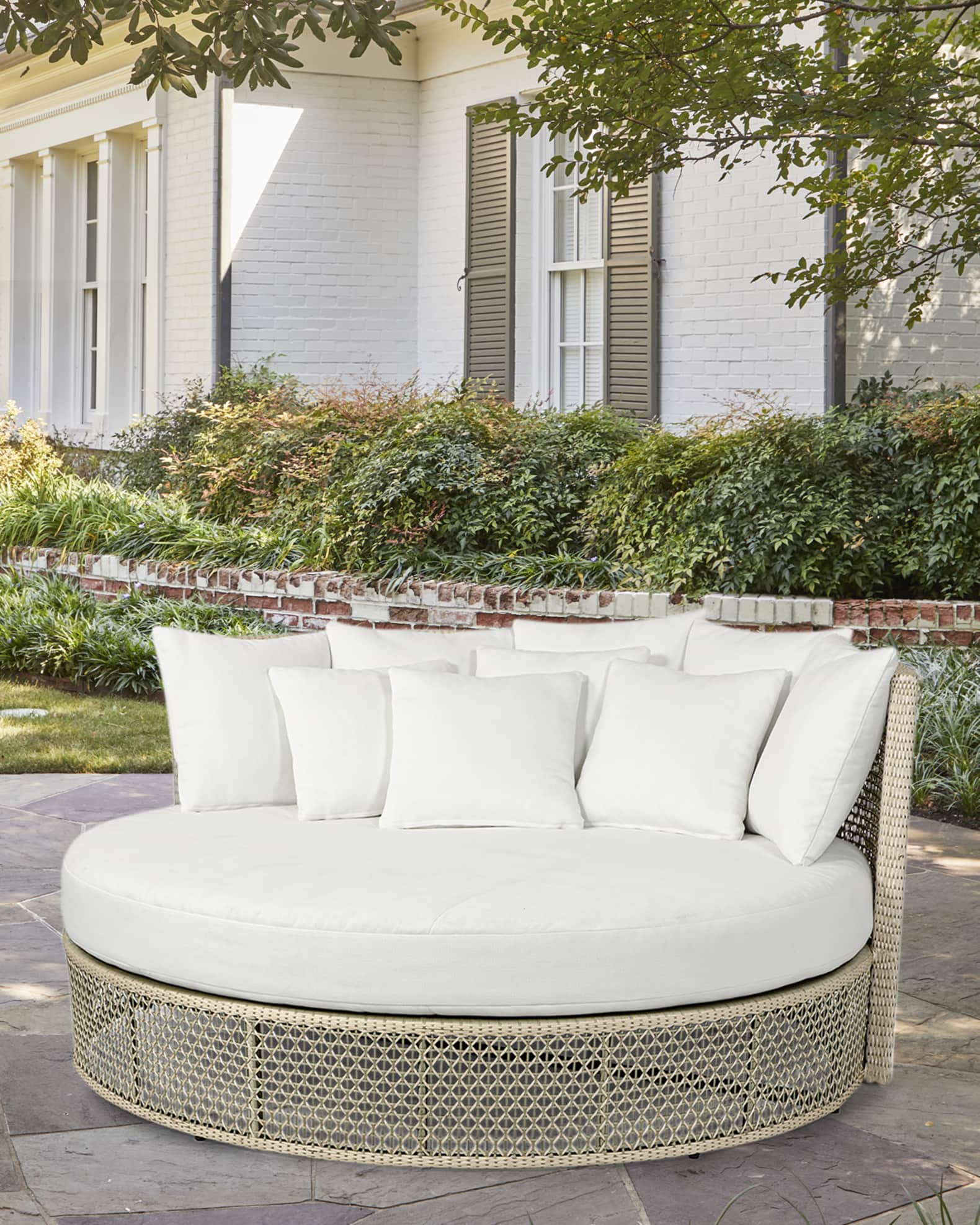 Palecek Santorini Outdoor Sun Bed | Horchow