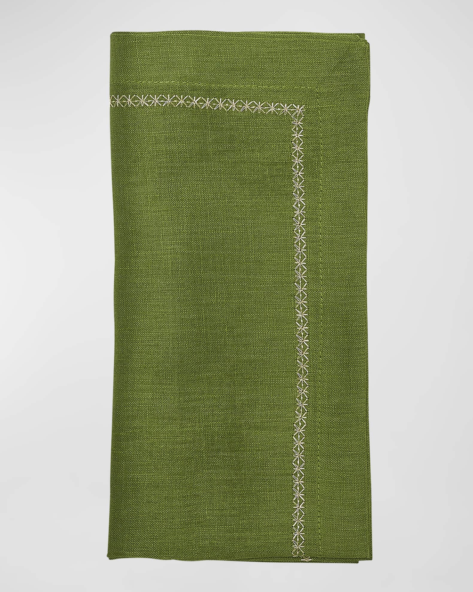 Kim Seybert Classic Spring Green Linen Napkin | Horchow Kim Seybert Classic Spring Green Linen Napkin | Horchow