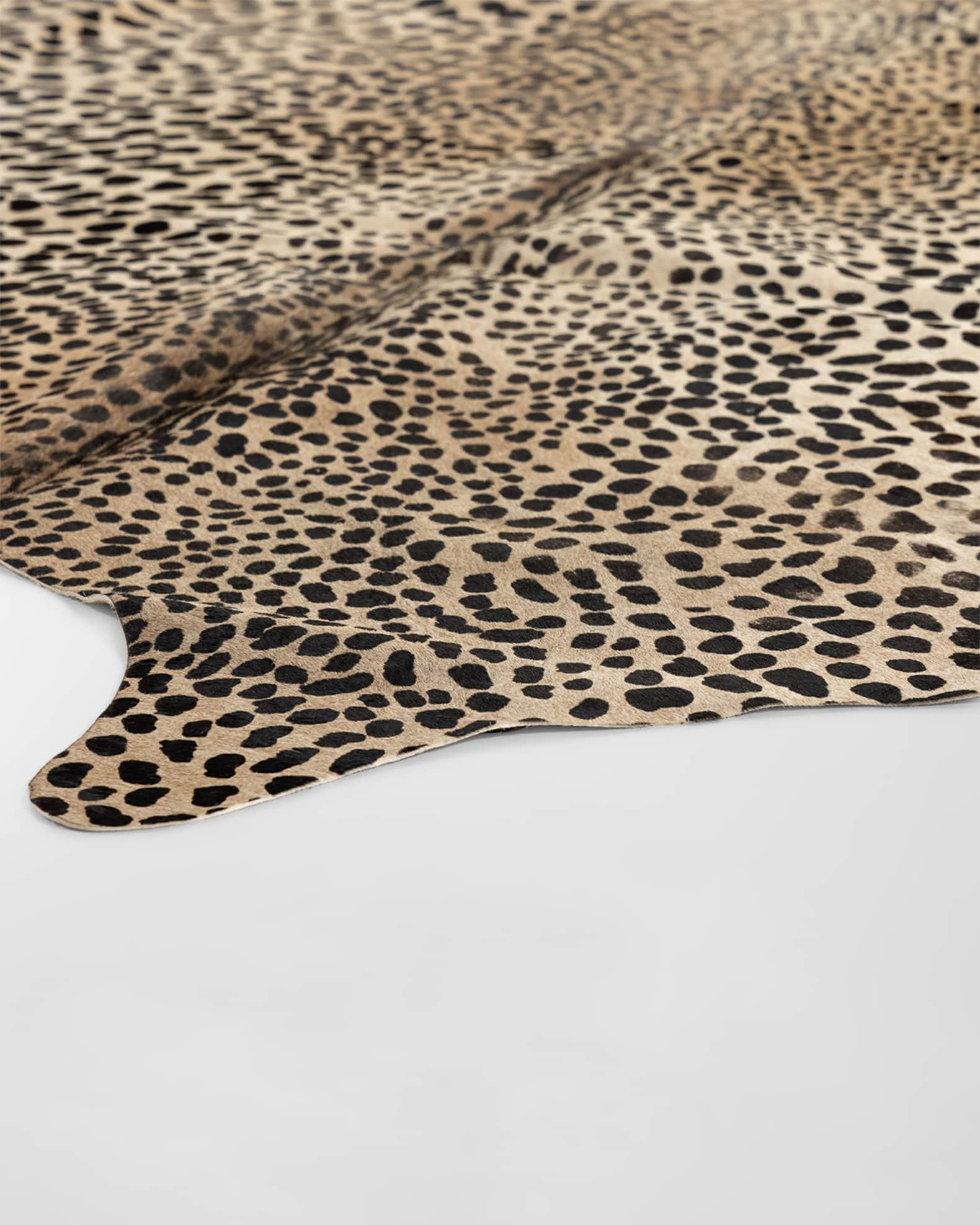 Four Hands Leopard-Print Hair on Hide Rug, 5' x 7' | Horchow