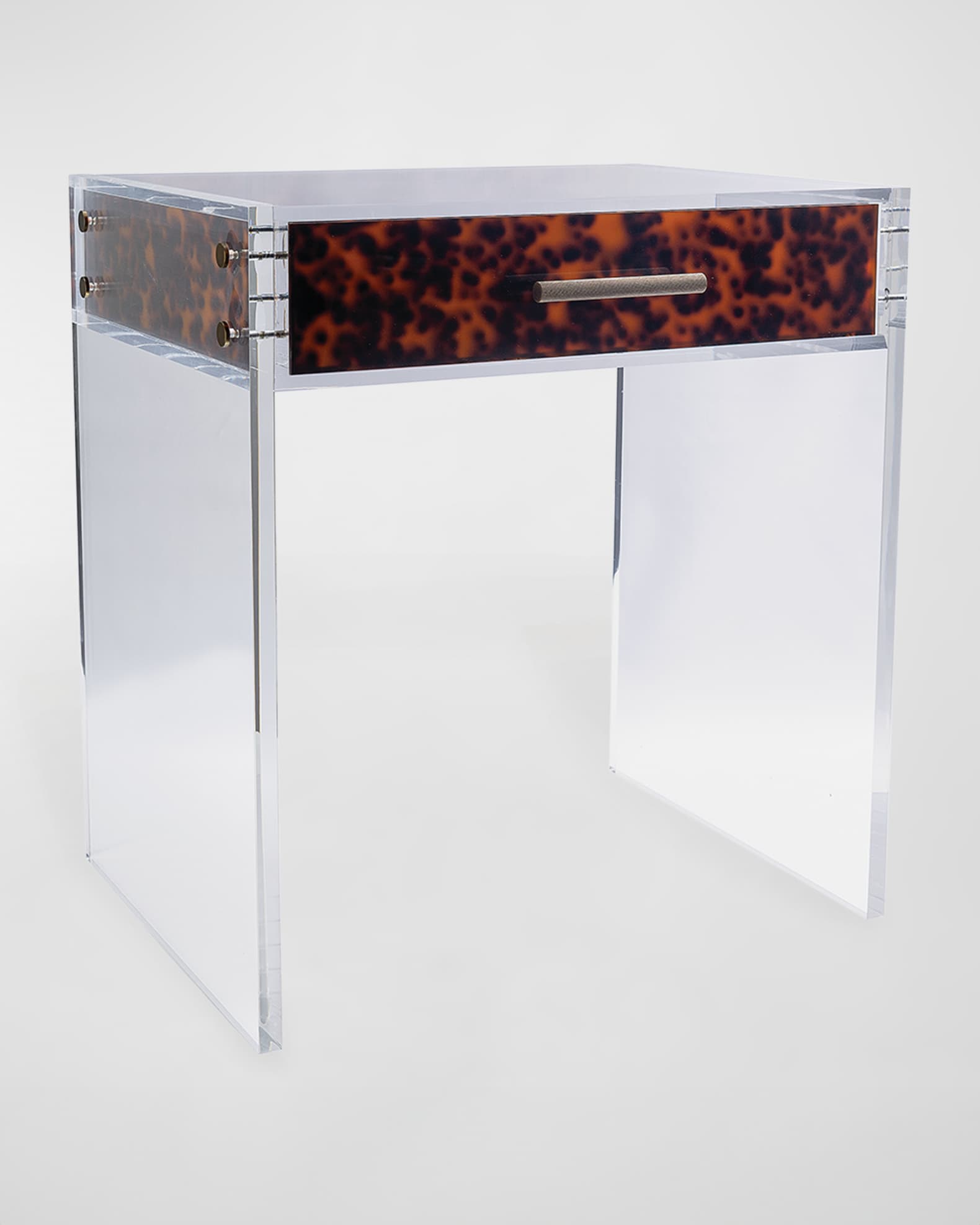Port 68 Milan Tortoise Tray Top End Table | Horchow