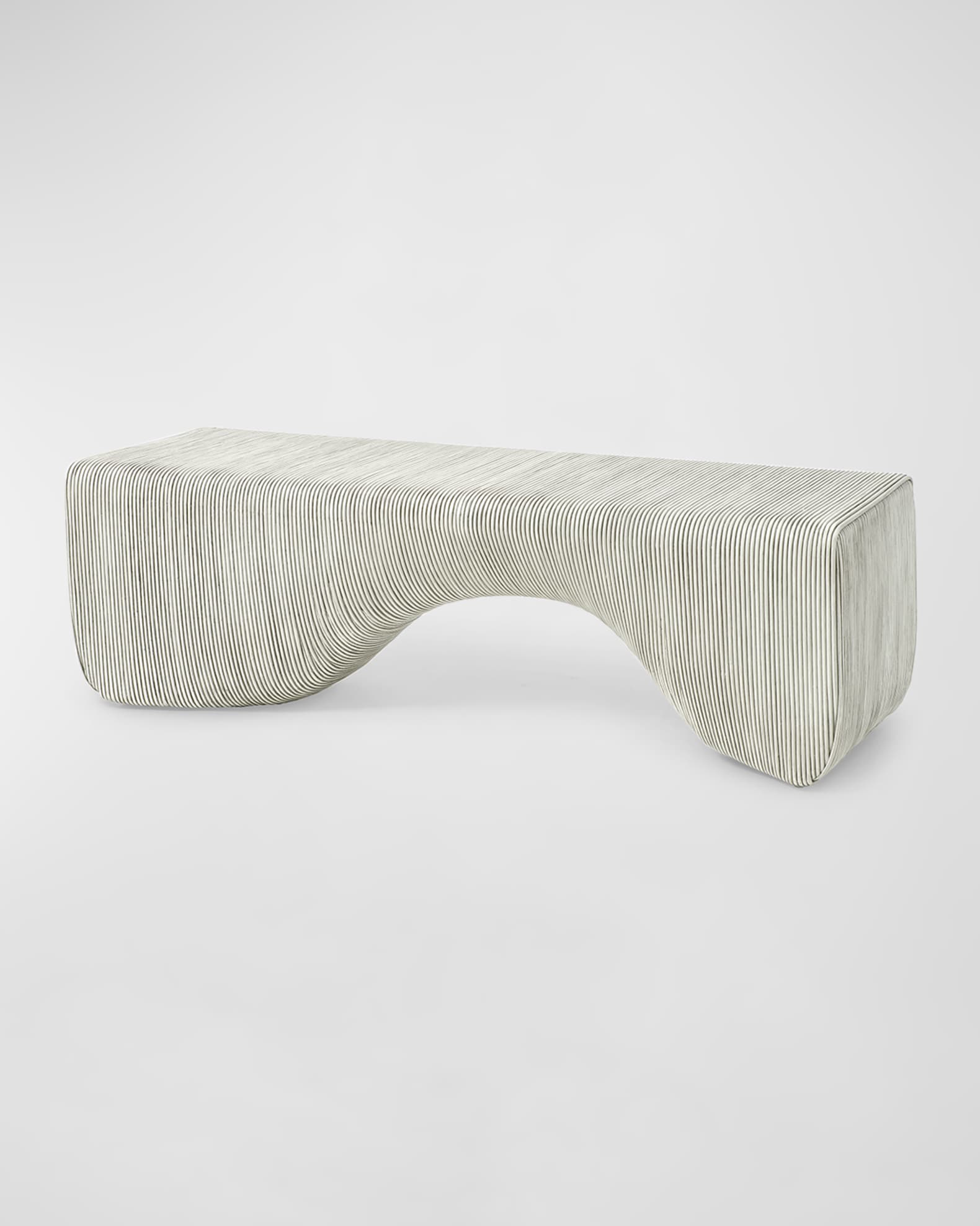 Palecek Cyprus Rattan Bench, 55.5" | Horchow