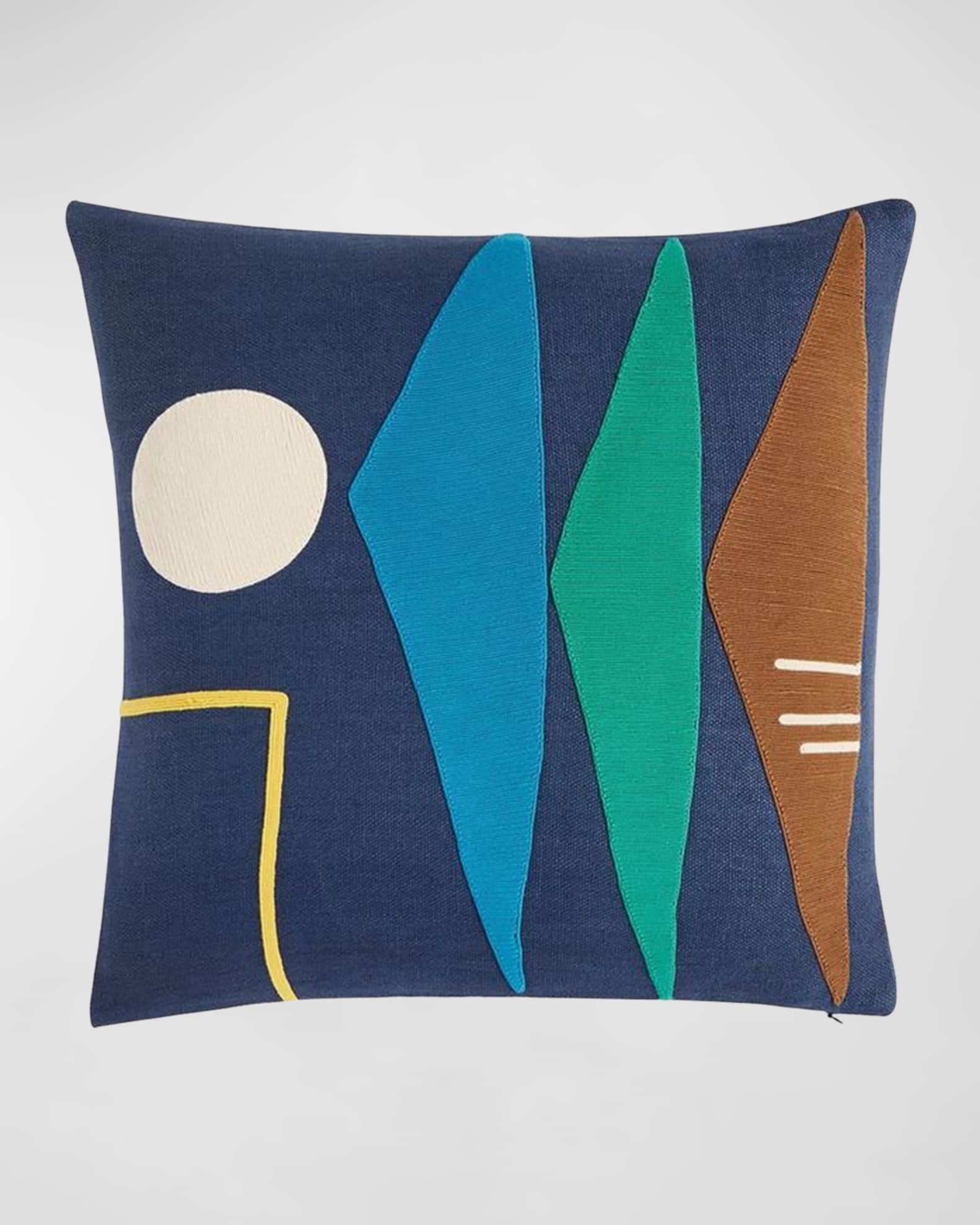 Jonathan Adler Monterey Triangles Pillow, 20" Square | Horchow