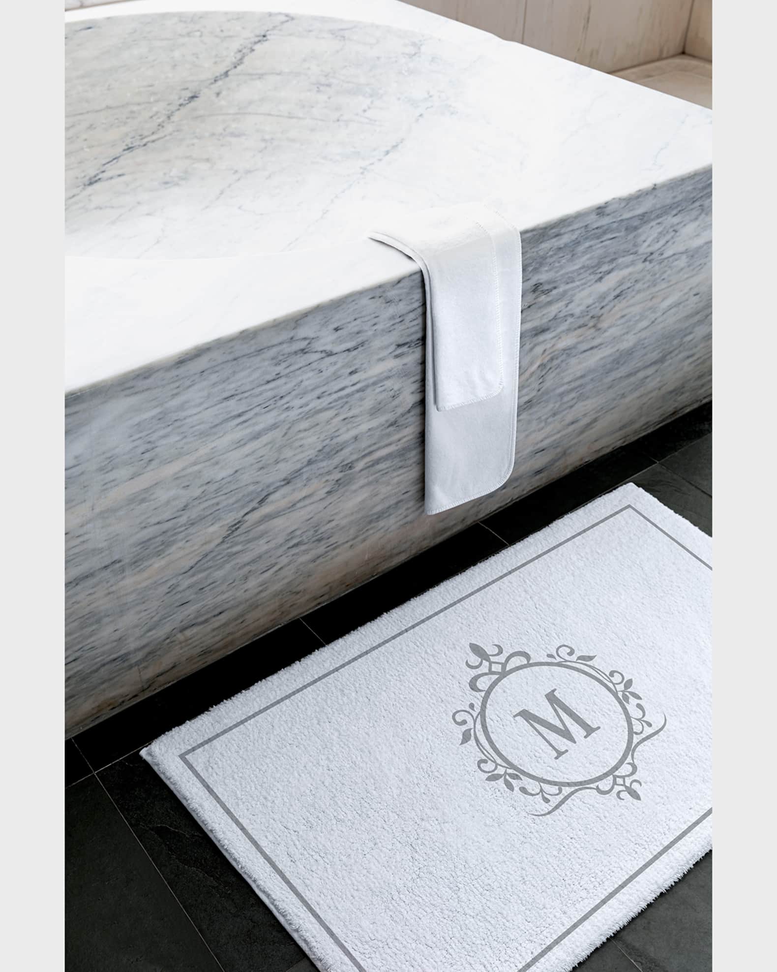 Graccioza Egoist "M" Monogrammed Bath Rug | Horchow