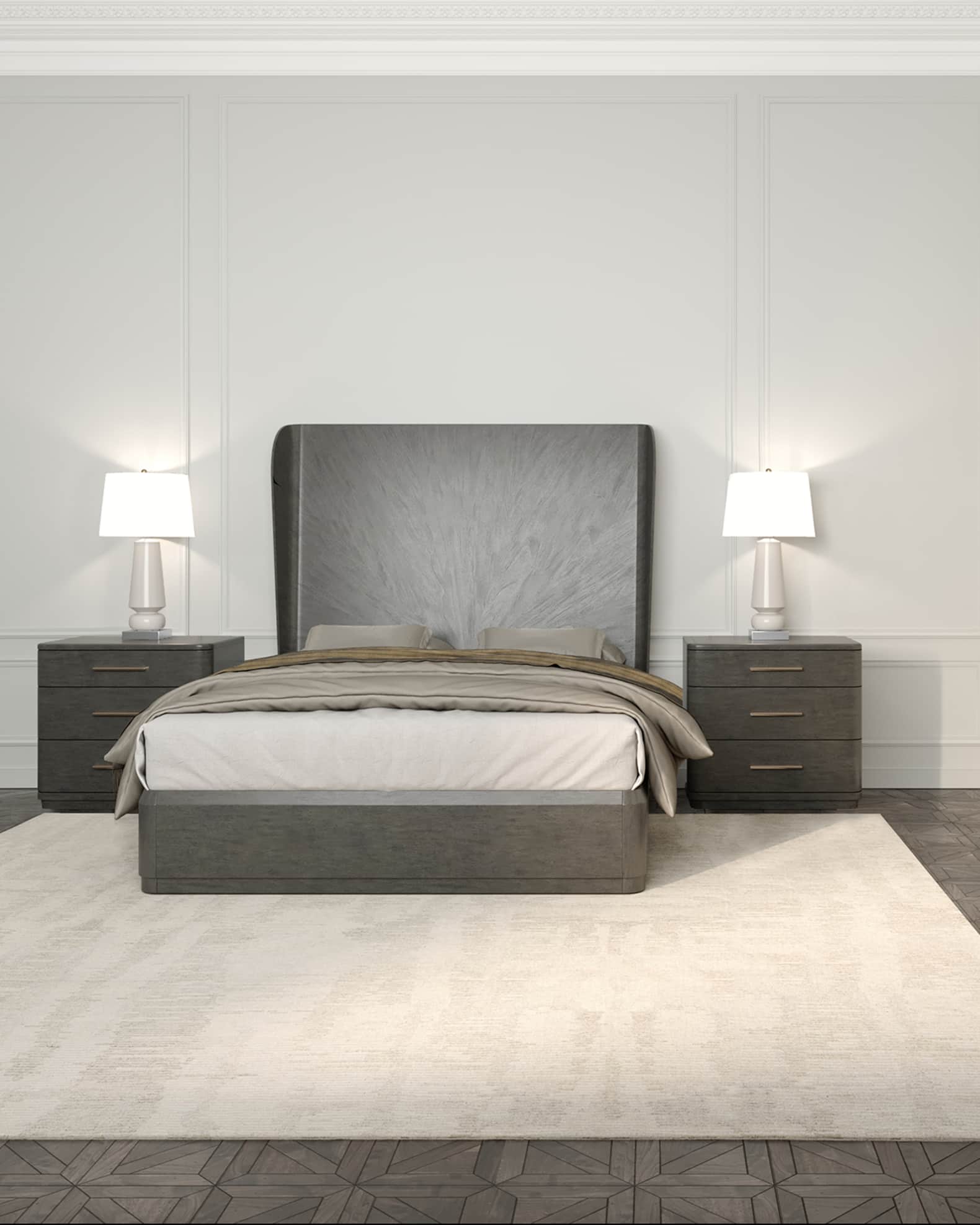 Casa Ispirata Continental King Platform Bed | Horchow