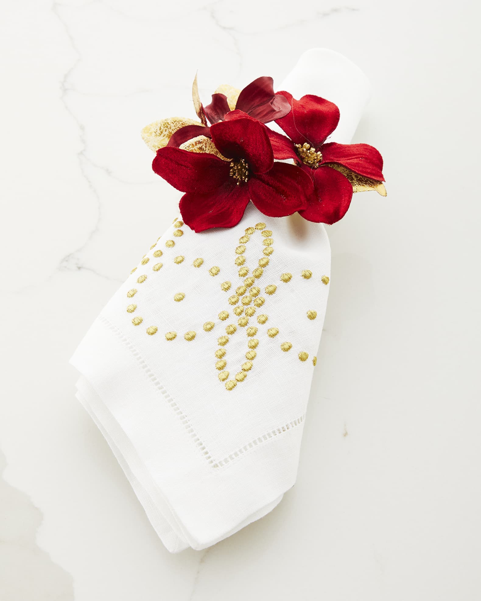 Deborah Rhodes Henna Embroidered Napkins, Set of 4 | Horchow