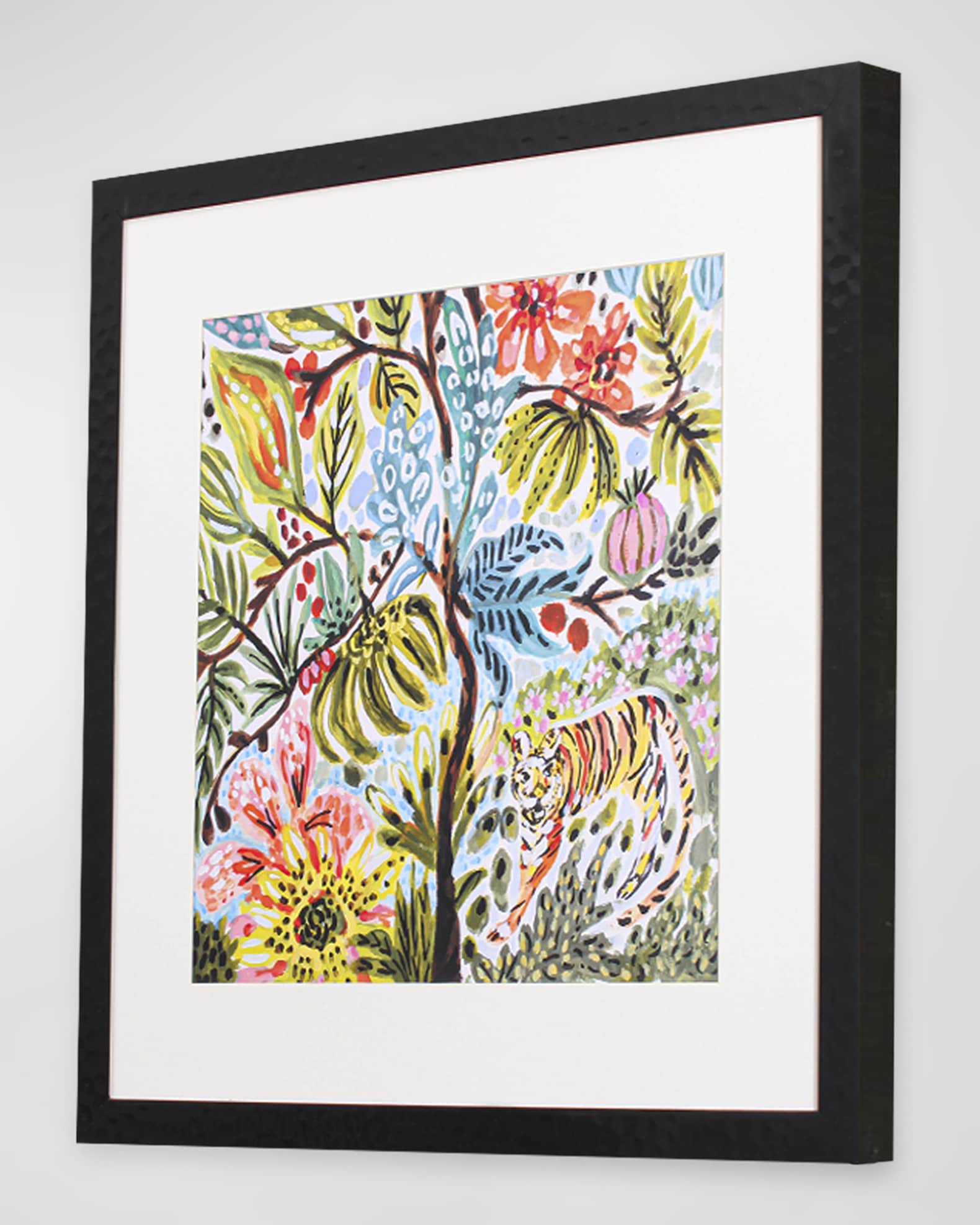 "Jungle Cat Landscape" Art Print, Set of 2 | Horchow
