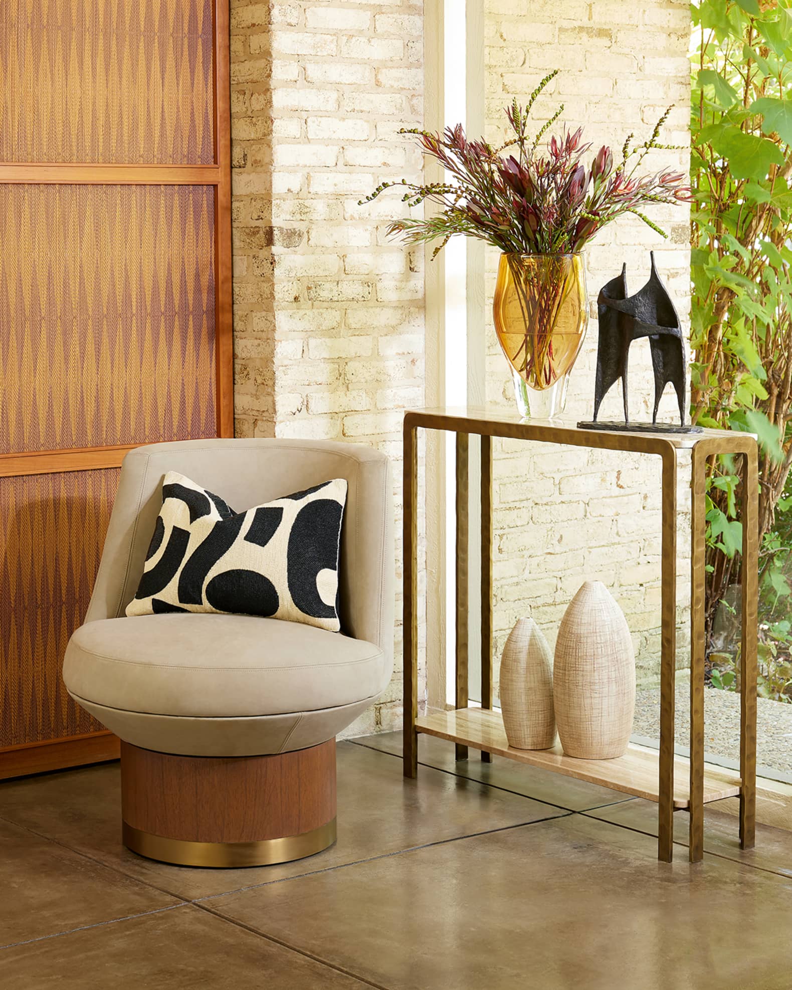 Global Views Kraft Console Table | Horchow
