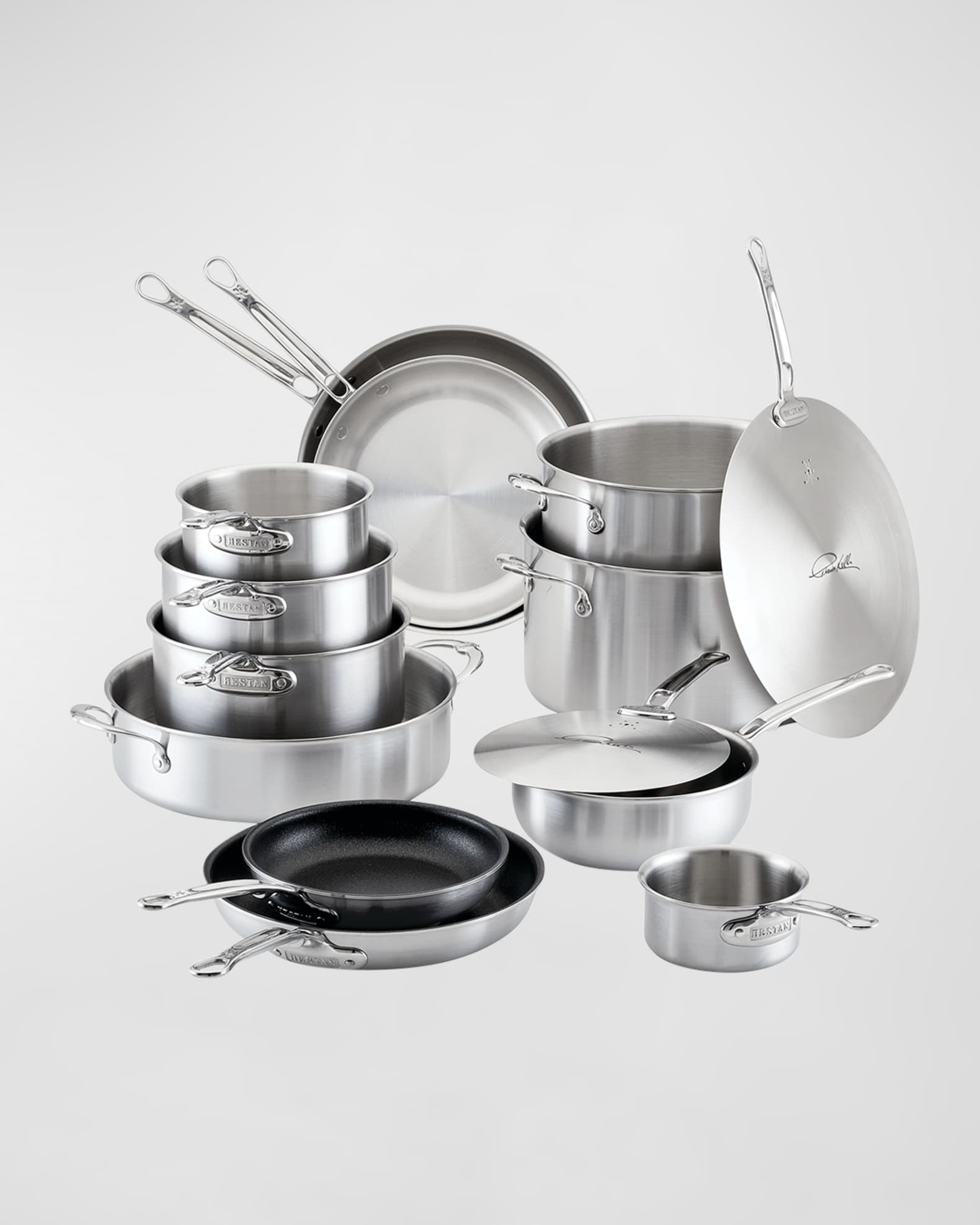 Hestan Thomas Keller Insignia Commercial Clad Stainless Steel 14-Piece ...