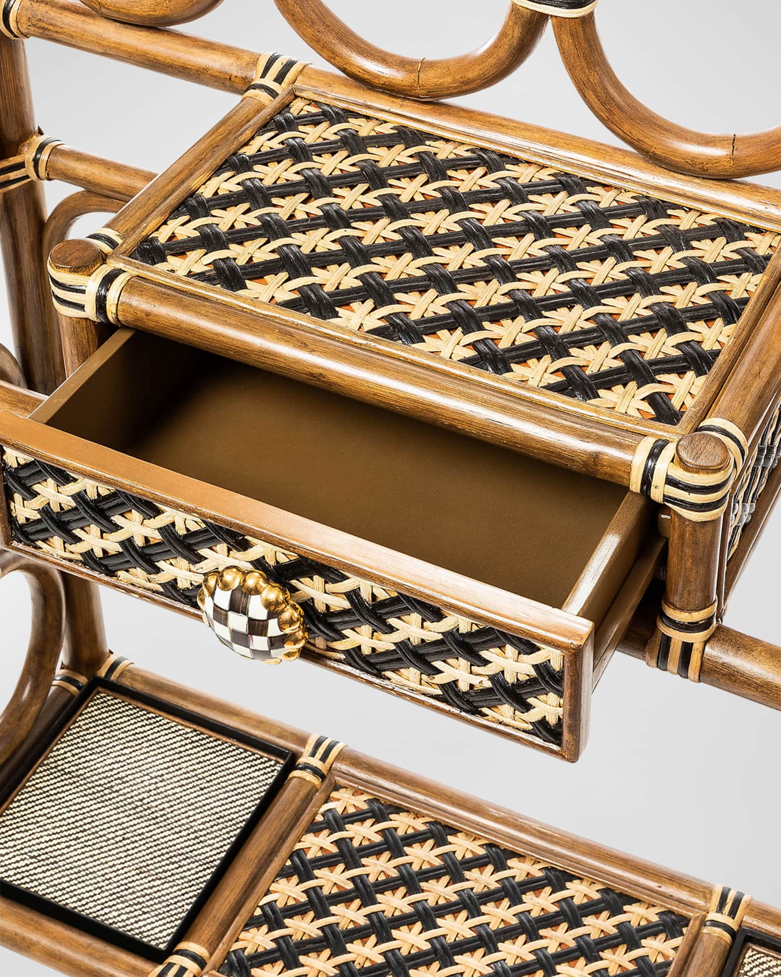 MacKenzie-Childs Wild Indoors Rattan Hall Tree | Horchow