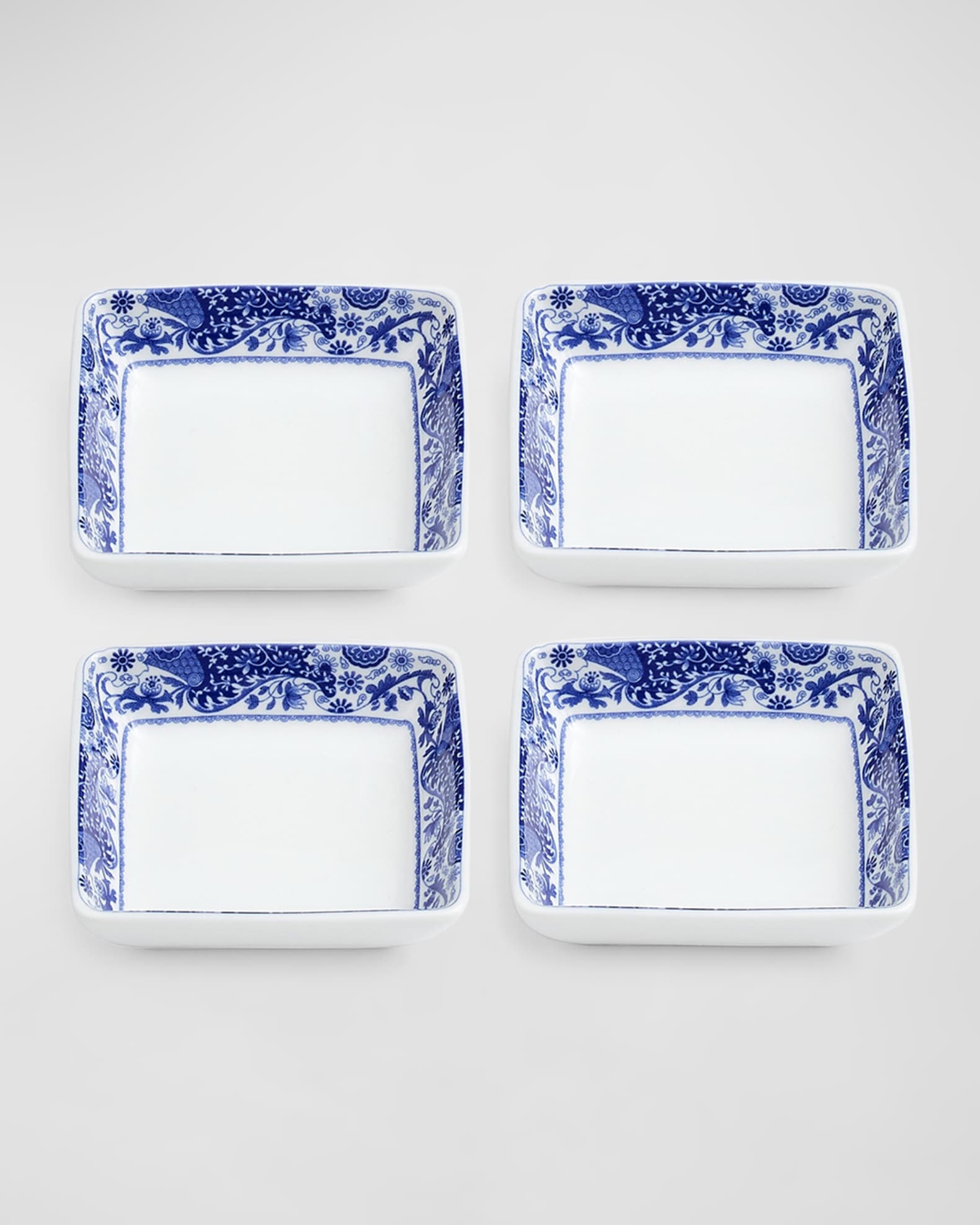 Spode Blue Italian Brocato Square Dipping Dishes, Set of 4 | Horchow