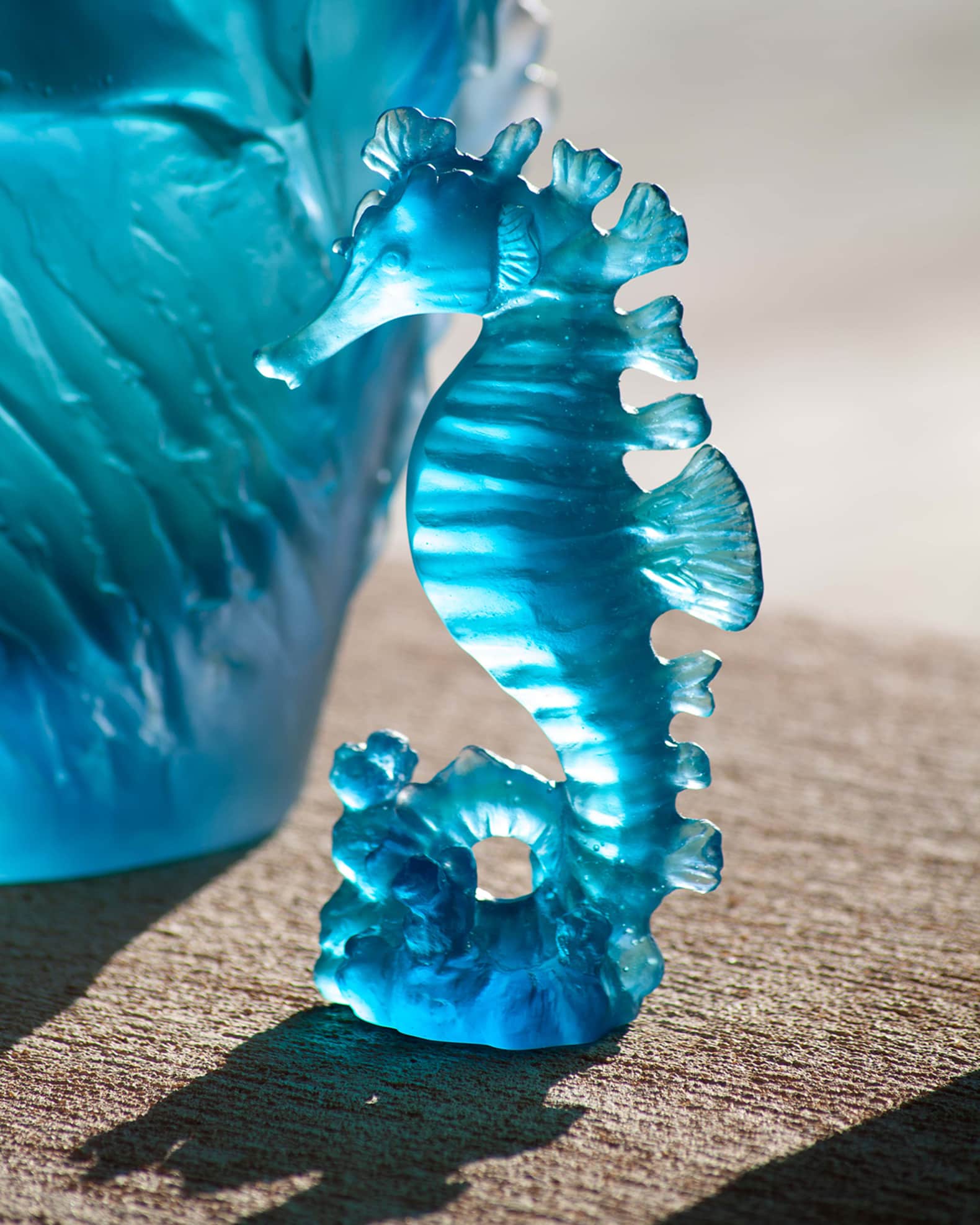 Daum Maya Small Blue Seahorse | Horchow