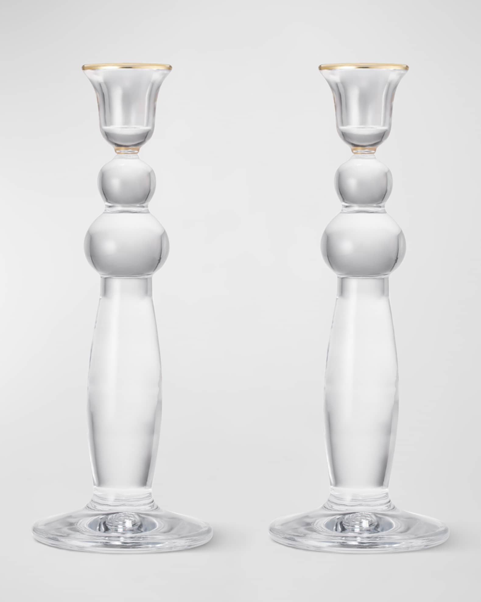 AERIN Sancia Extra Tall Taper Candle Holders Set of 2 Horchow