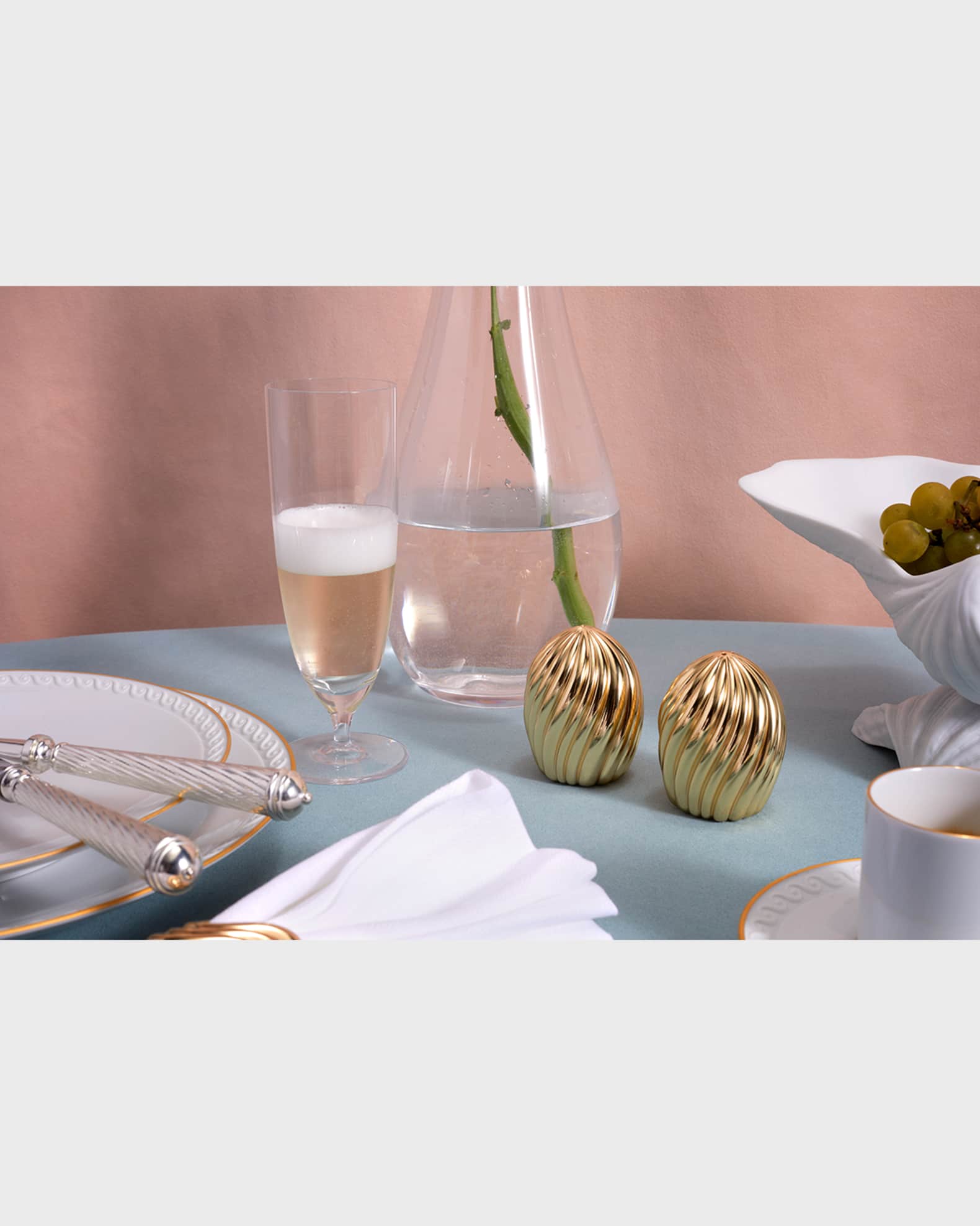 L'Objet Gold-Tone Ripple Spice Jewels Set of 2 | Horchow