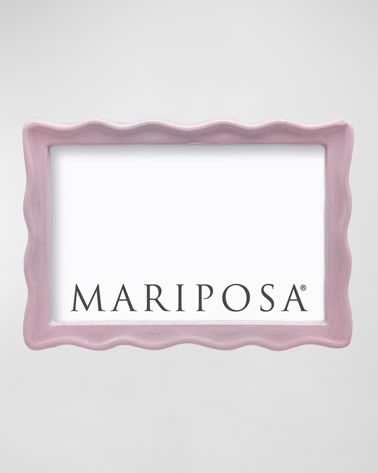 Mariposa Wavy Enamel Frame, 4" x 6" | Horchow