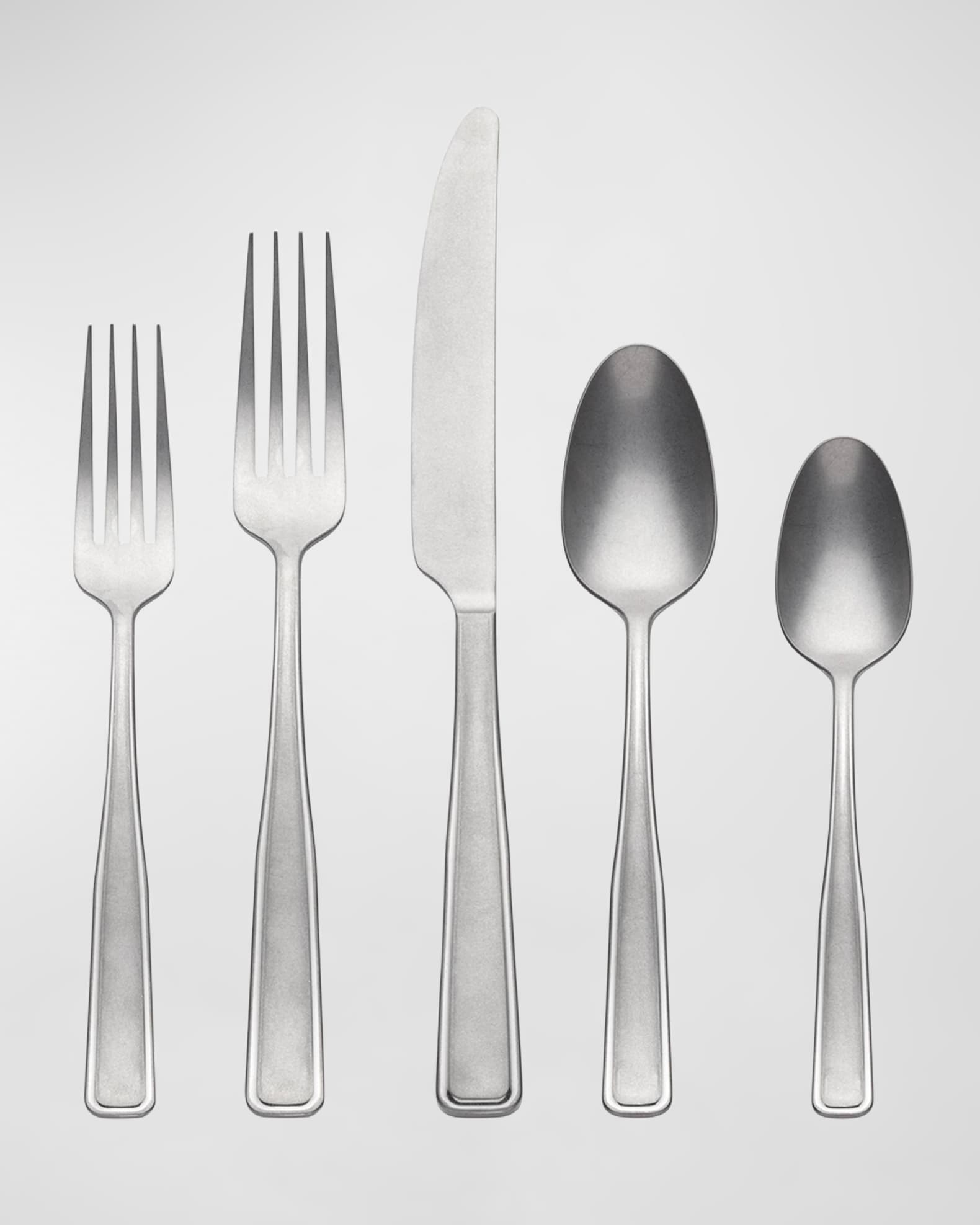 Oneida Reid Vintage-Style Tumbled 20-Piece Flatware Set | Horchow