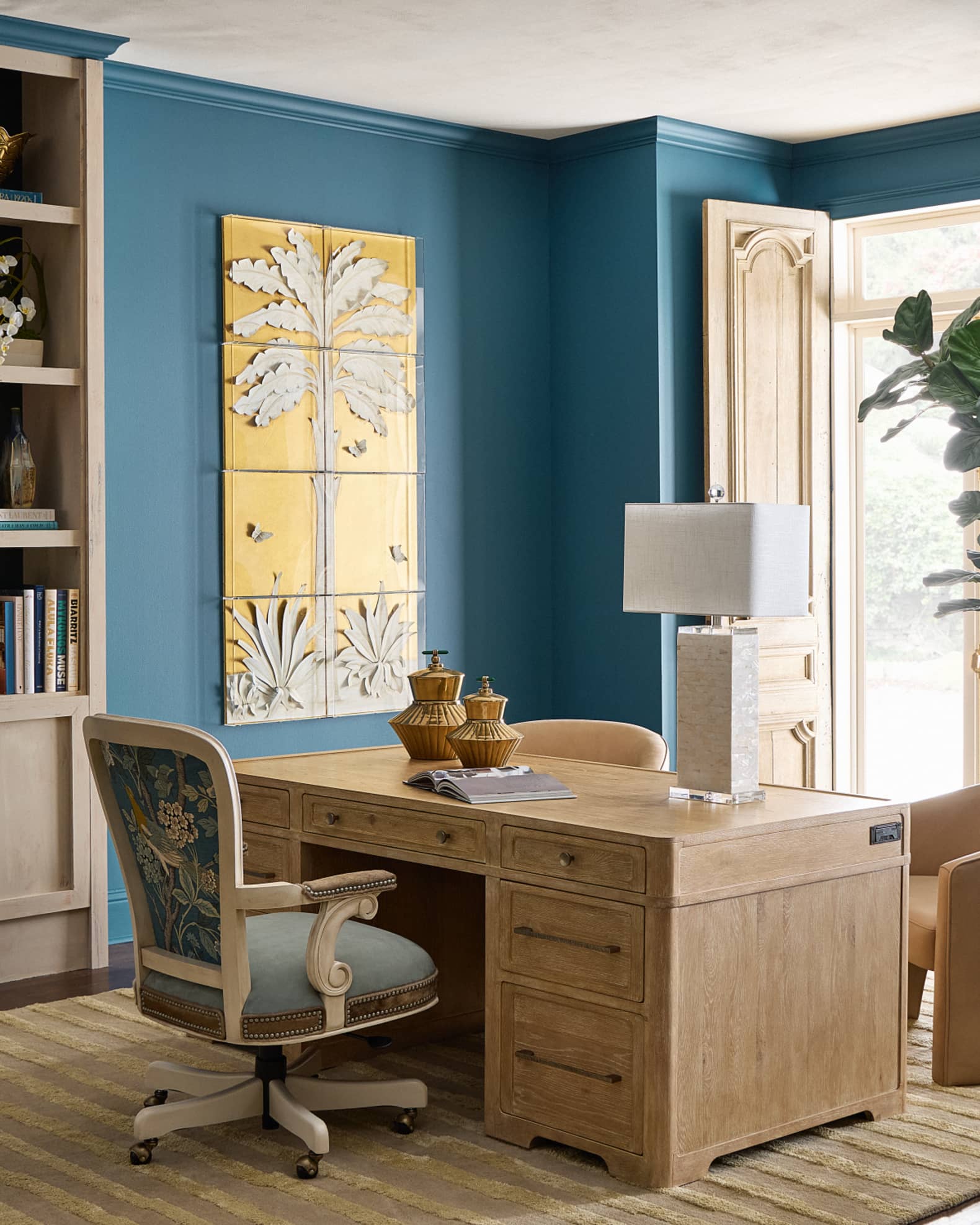 Hooker Furniture Retreat Executive Desk | Horchow