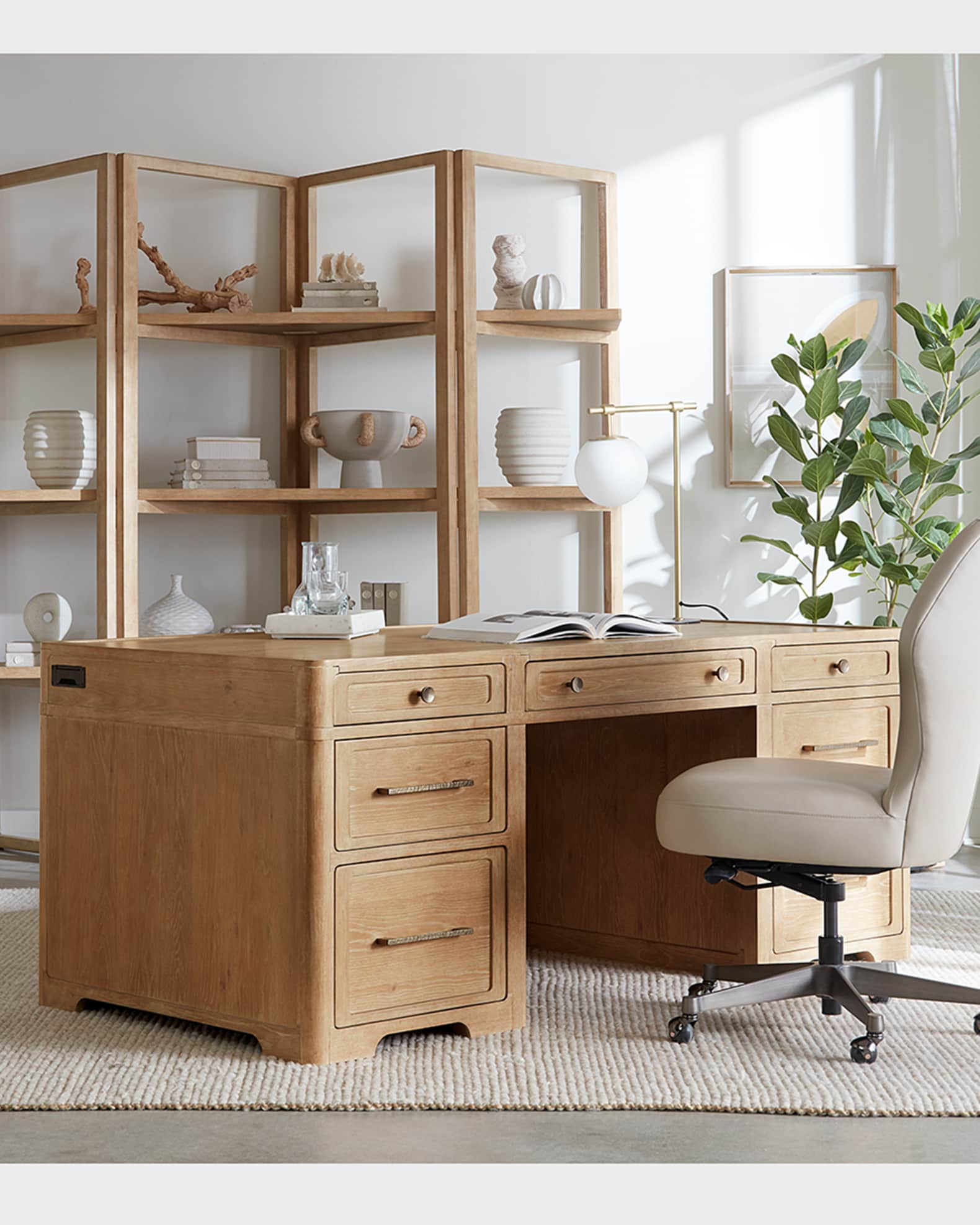Hooker Furniture Retreat Executive Desk | Horchow