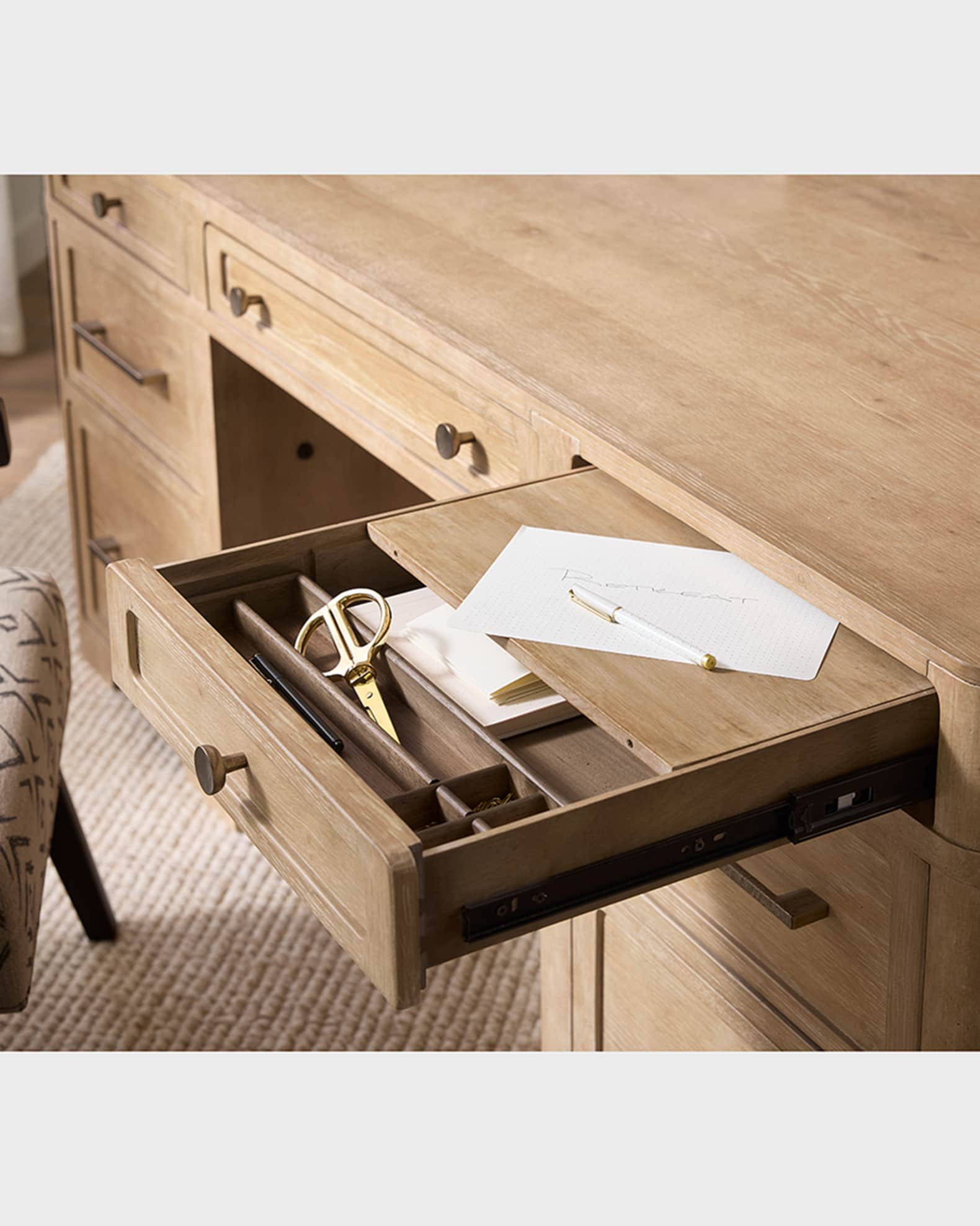 Hooker Furniture Retreat Executive Desk | Horchow