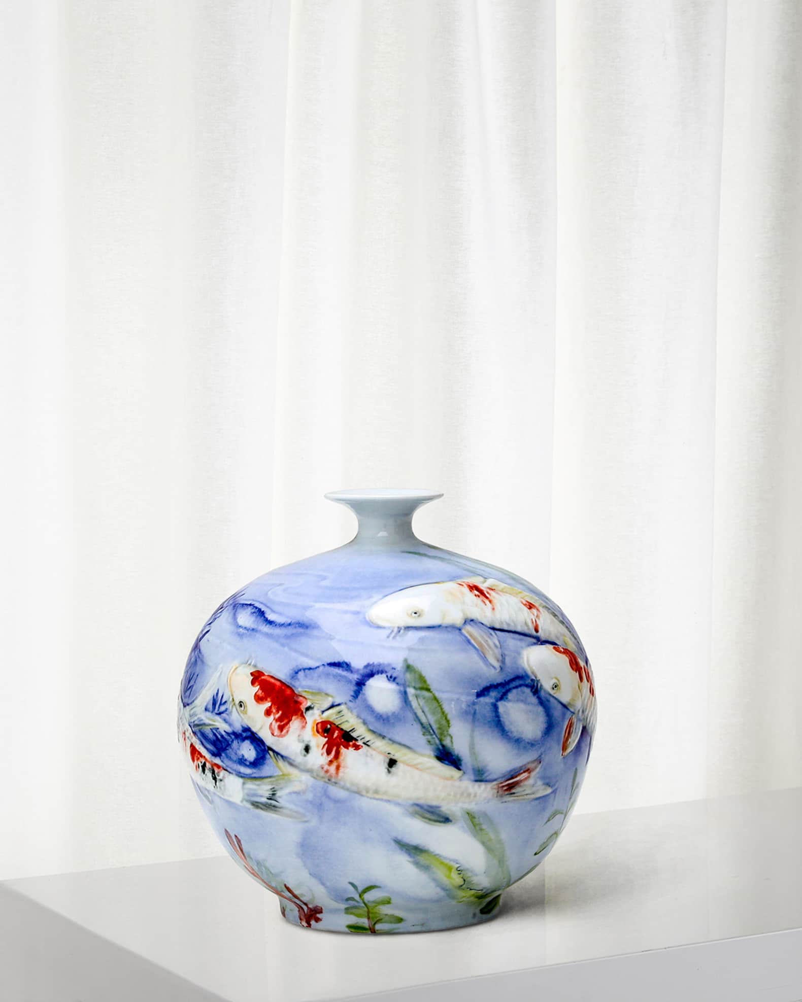 Winward Home Koi Fish Bottle Vase | Horchow