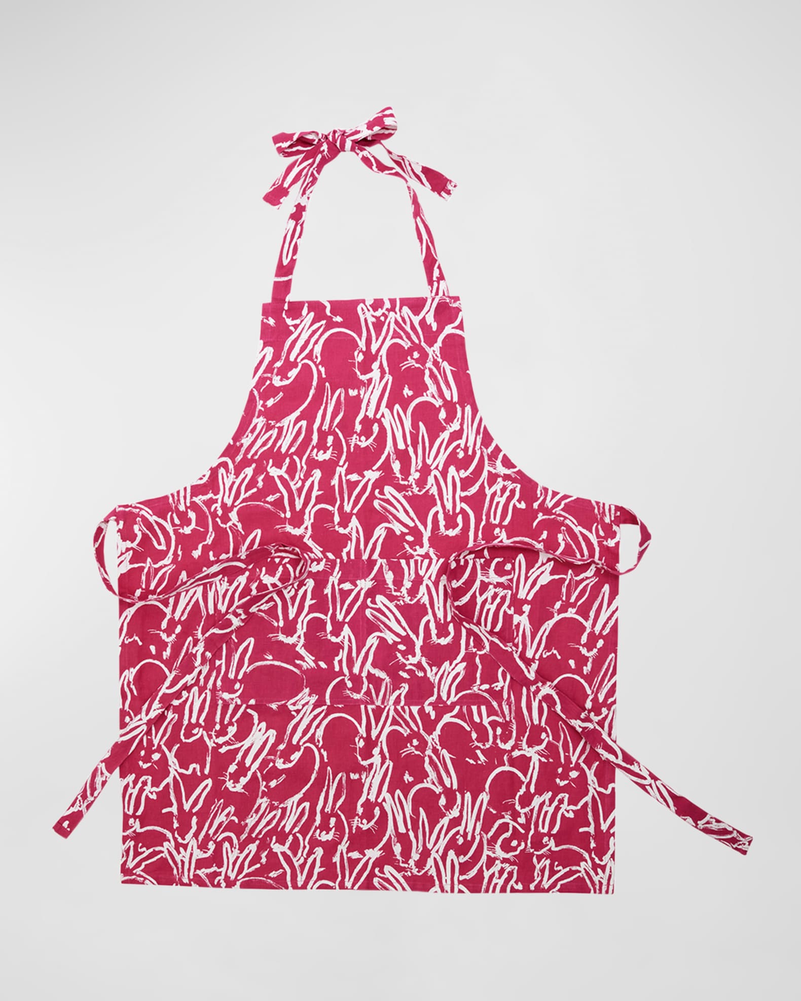 Hunt Slonem Fluffle Bunny Khadi Print Apron & Oven Mitt Collection ...