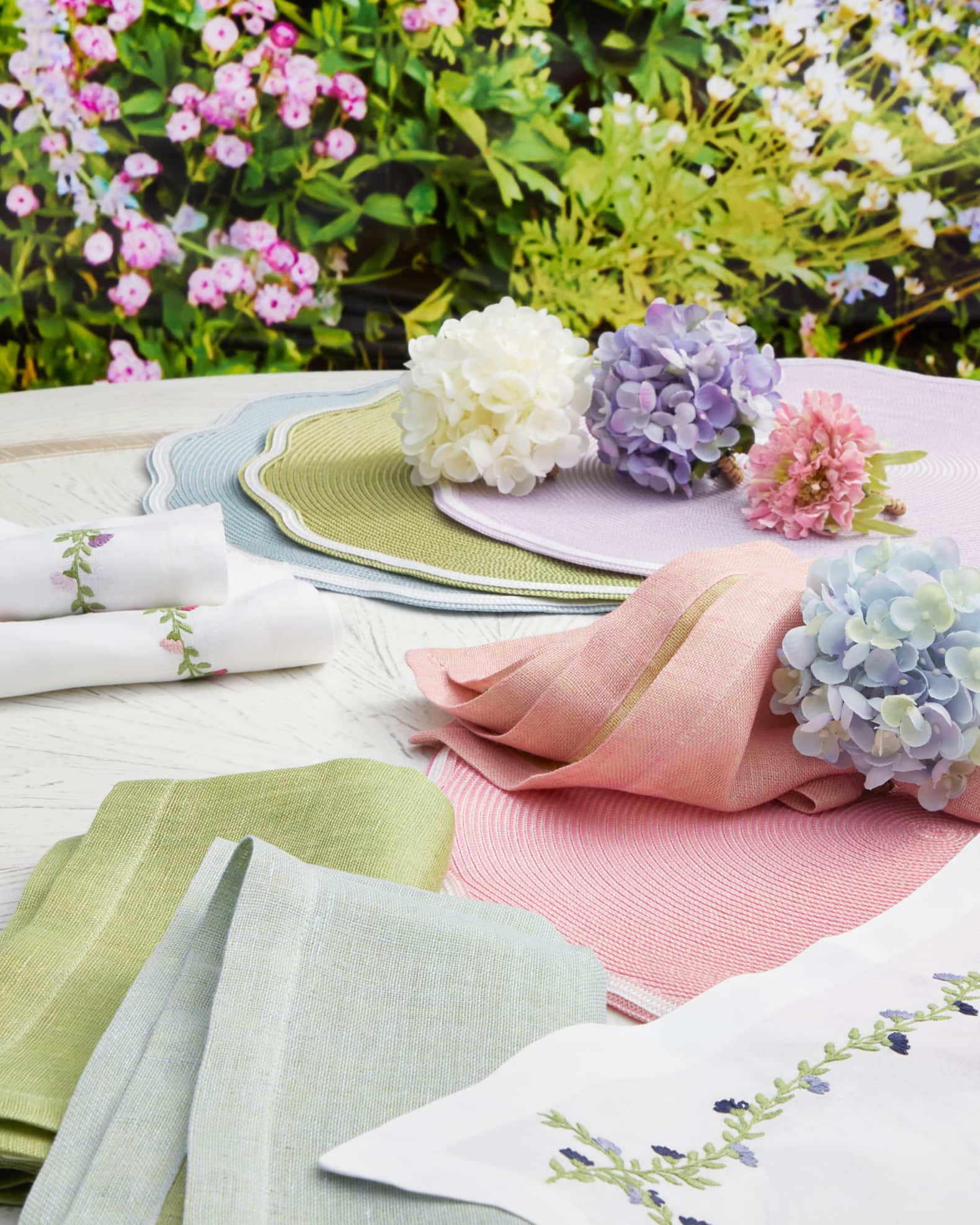 Deborah Rhodes Cottage Garden Napkins, Set of 4 | Horchow