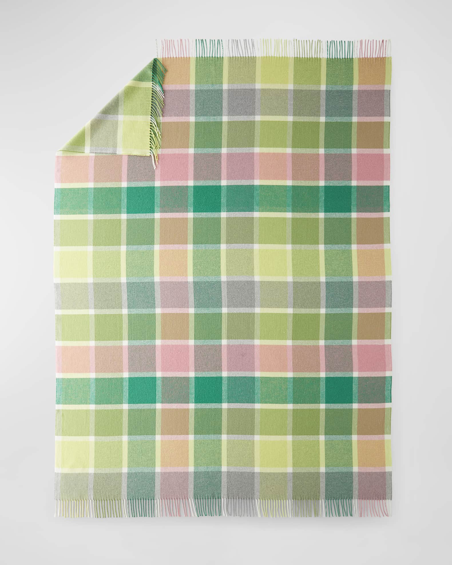 Designers Guild Bridgeport Lime Throw Blanket | Horchow