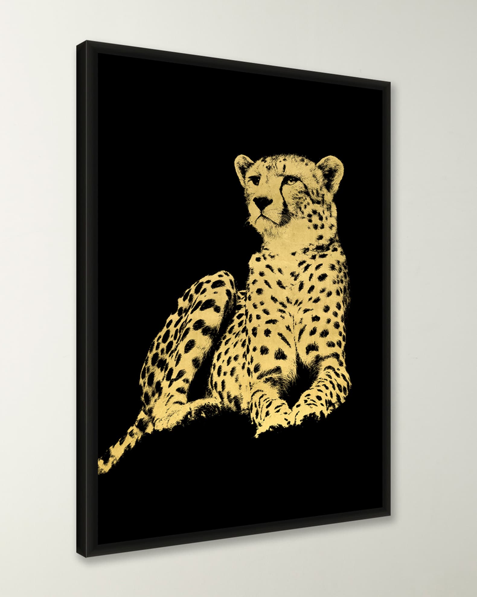 Wendover Art Group "Lounging Leopard 1" Framed Giclee | Horchow